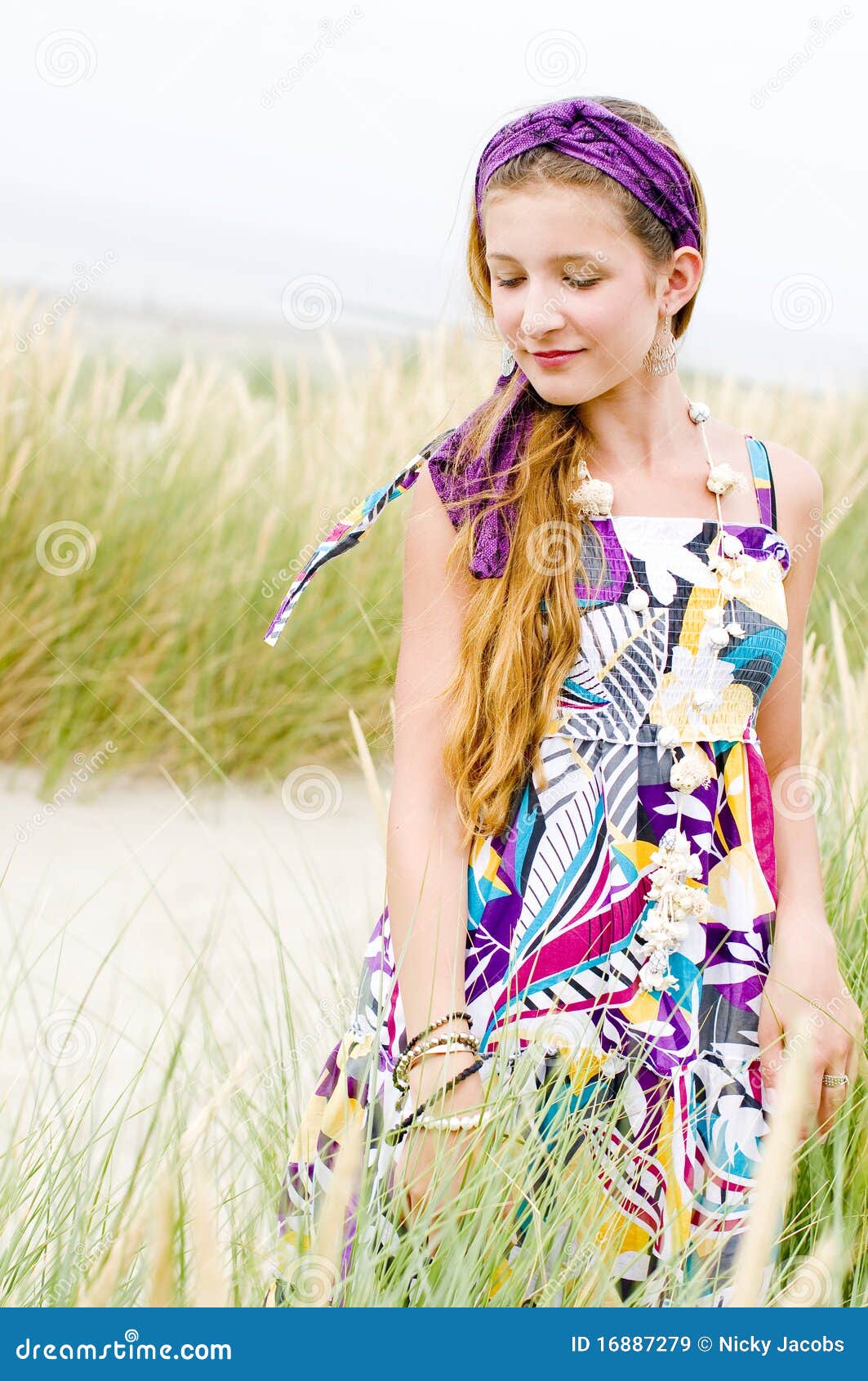 Model girl on the beach stock image. Image of bright - 16887279