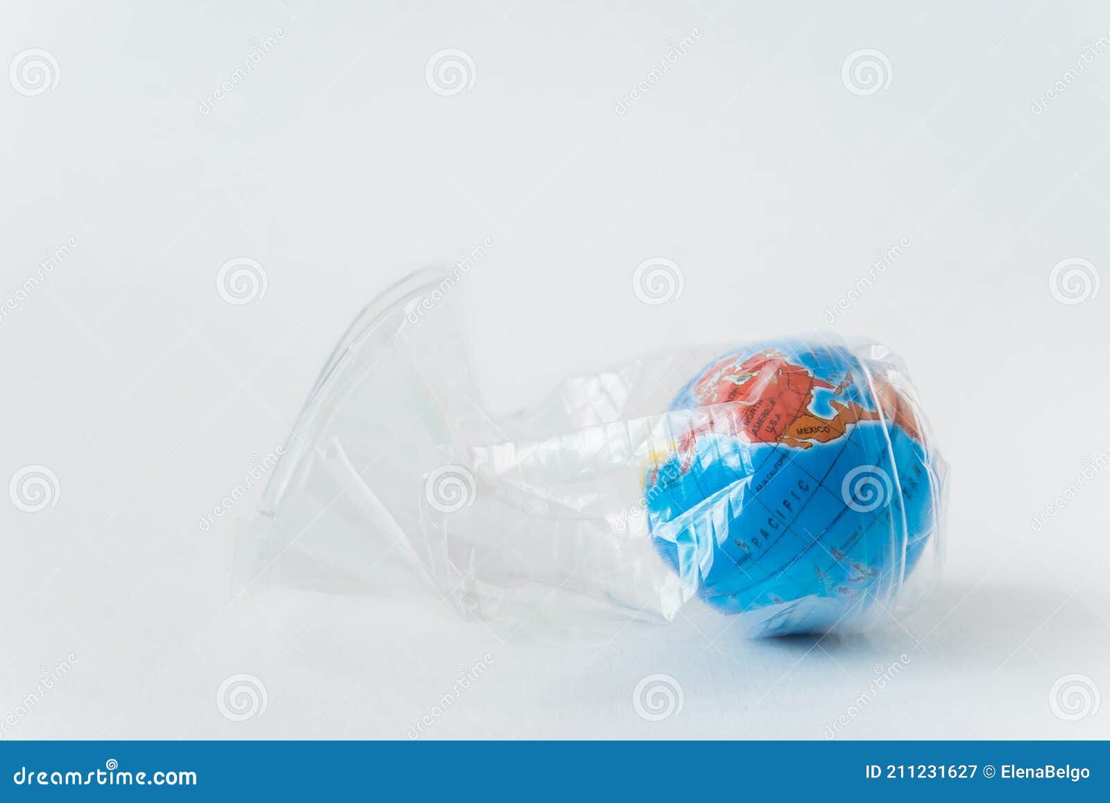 A Model of the Globe Inside a Crumpled Plastic Cup. the Concept of ...