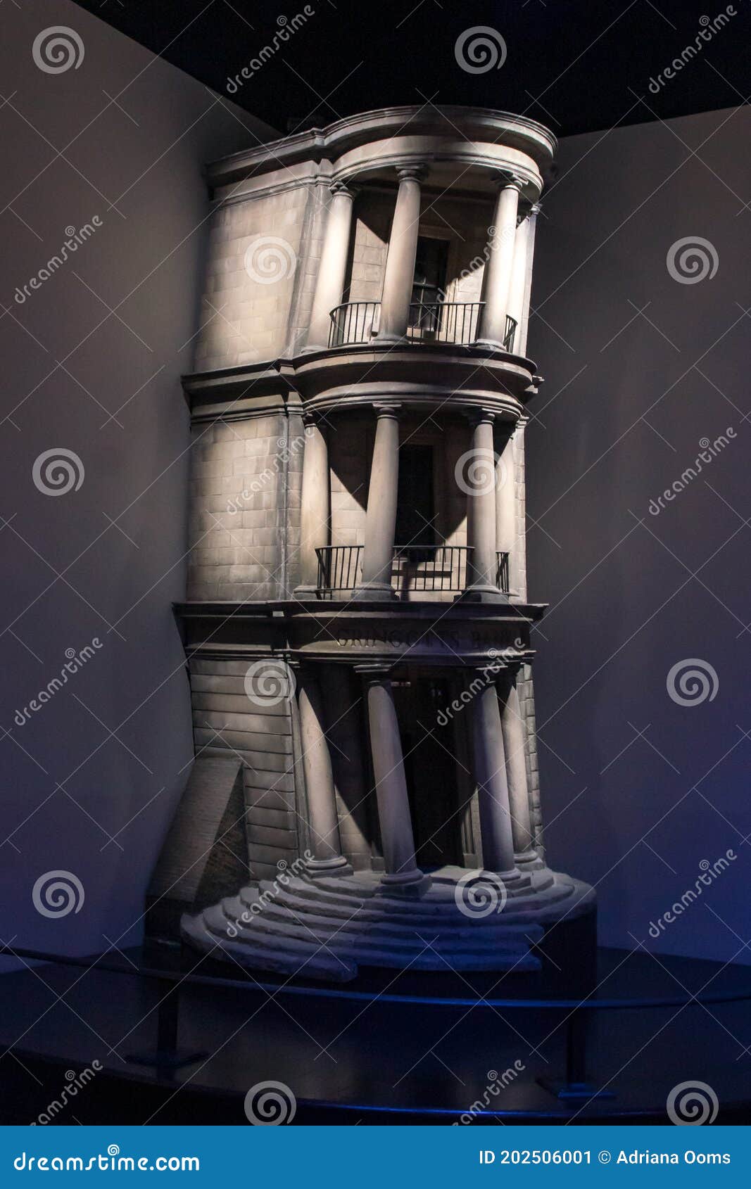 Model of Gringotts editorial photo. Image of making - 202506001