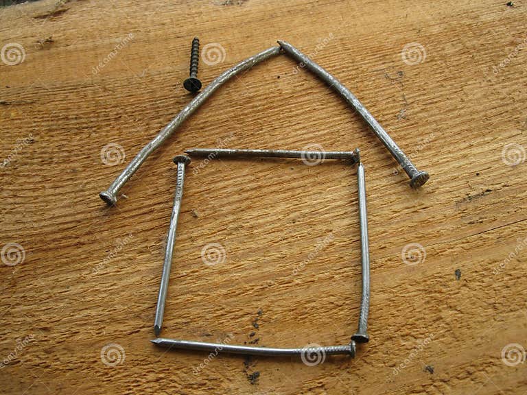 Model of a house stock photo. Image of timber, home, grain - 12588516