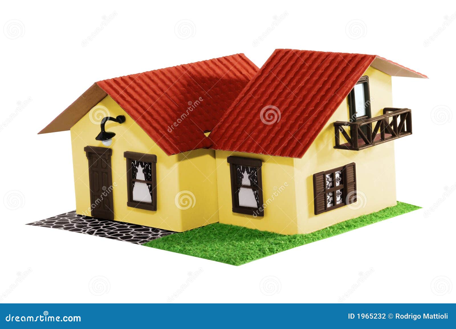 Model House stock photo. Image of exterior, outside, balcony - 1965232