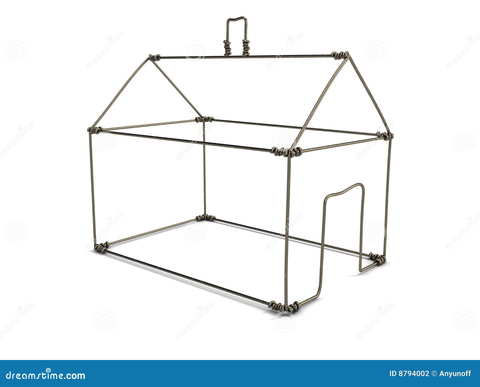 Model House On Color Palette Stock Photography | CartoonDealer.com ...