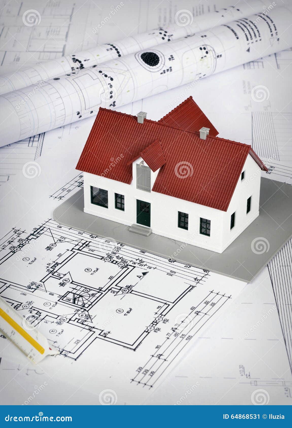 Model house stock image. Image of architectural, contractor - 64868531