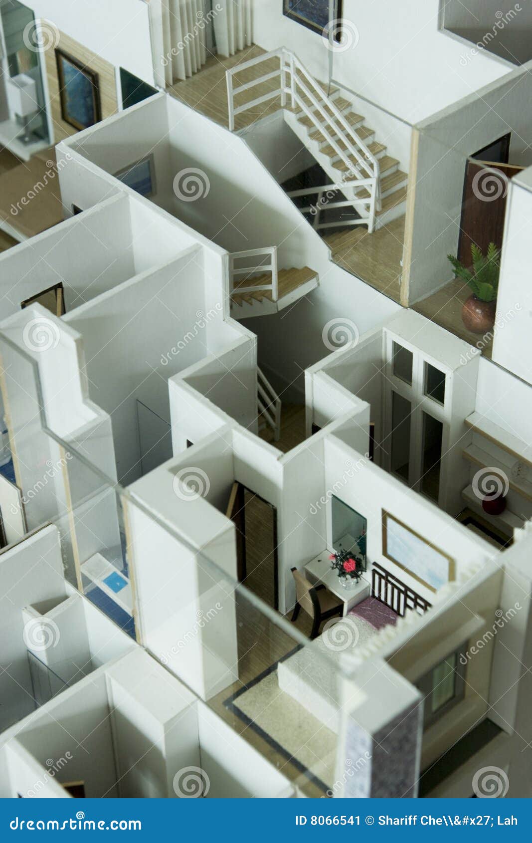 Model House Interior stock image. Image of furnitures - 8066541