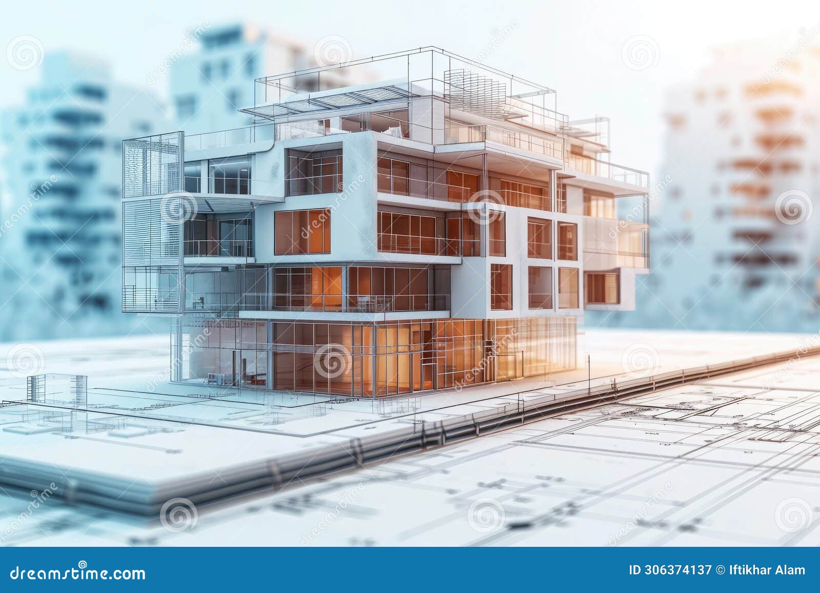 Blueprint And Architectural Design, Featuring Symbols Like Technical ...