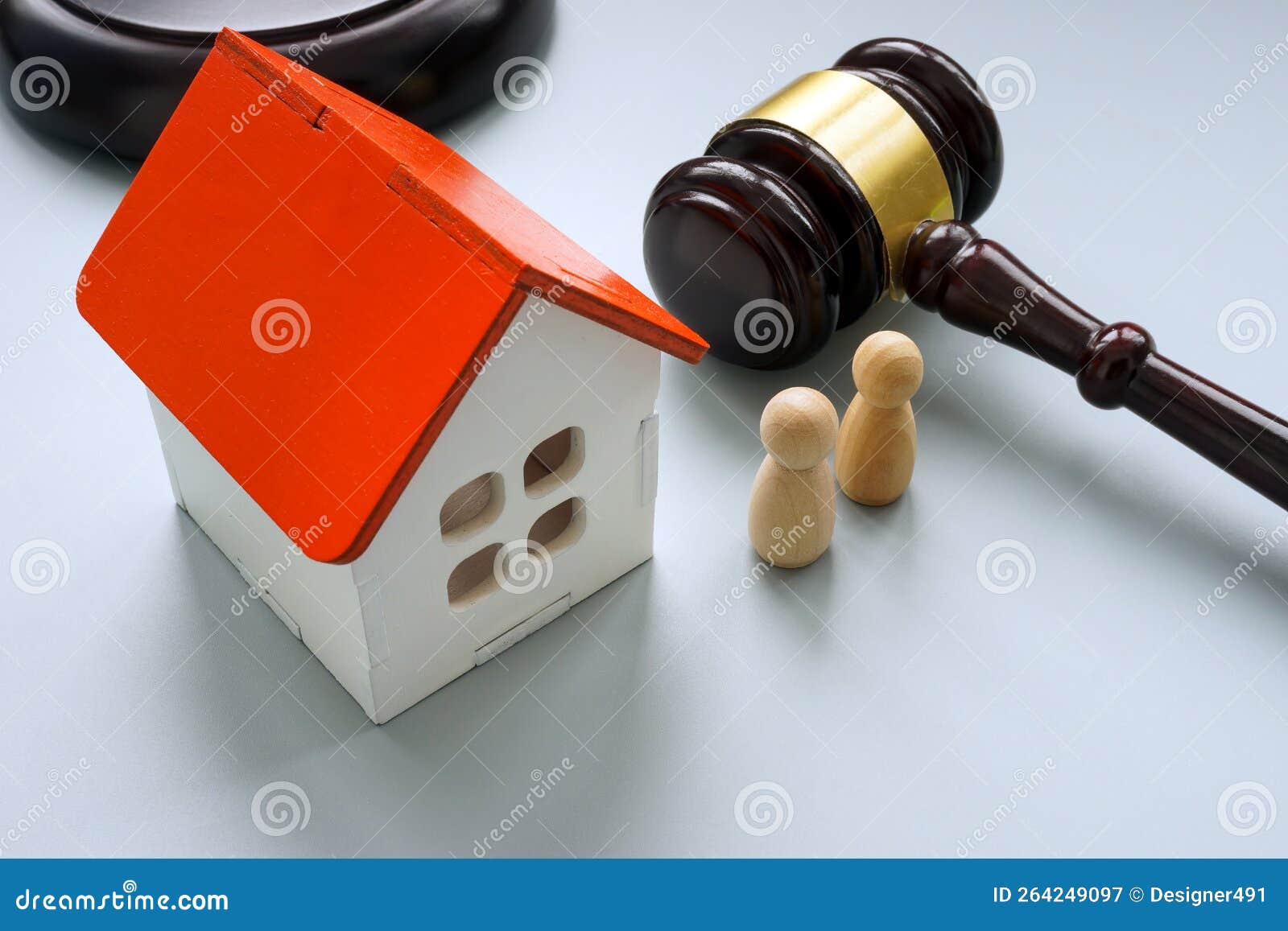 Inheritance Concept. Elderly Woman Hands Holds A Little Toy House ...