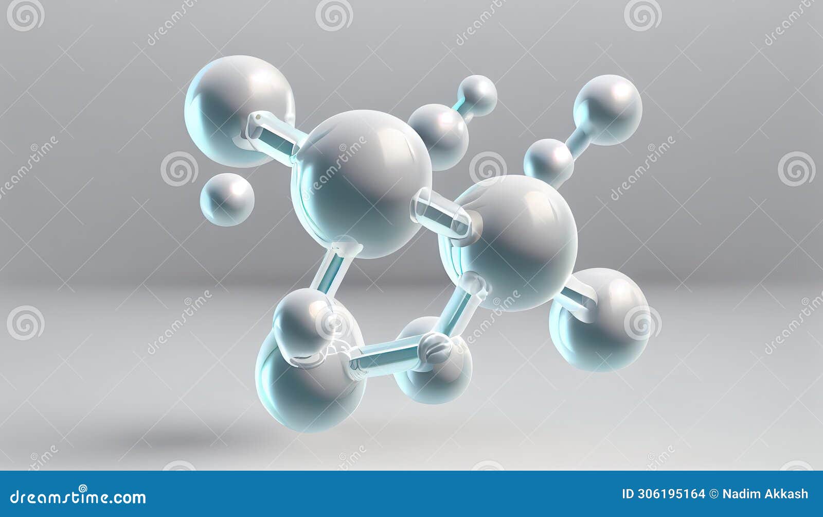 3D Rendering Of Molecular Compounds, Scientific And Molecular Research ...