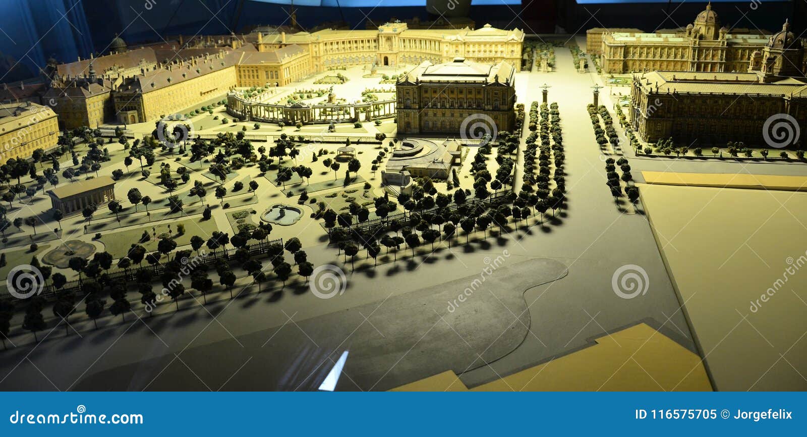 Model of the Imperial Palace of Vienna Editorial Image - Image of model ...