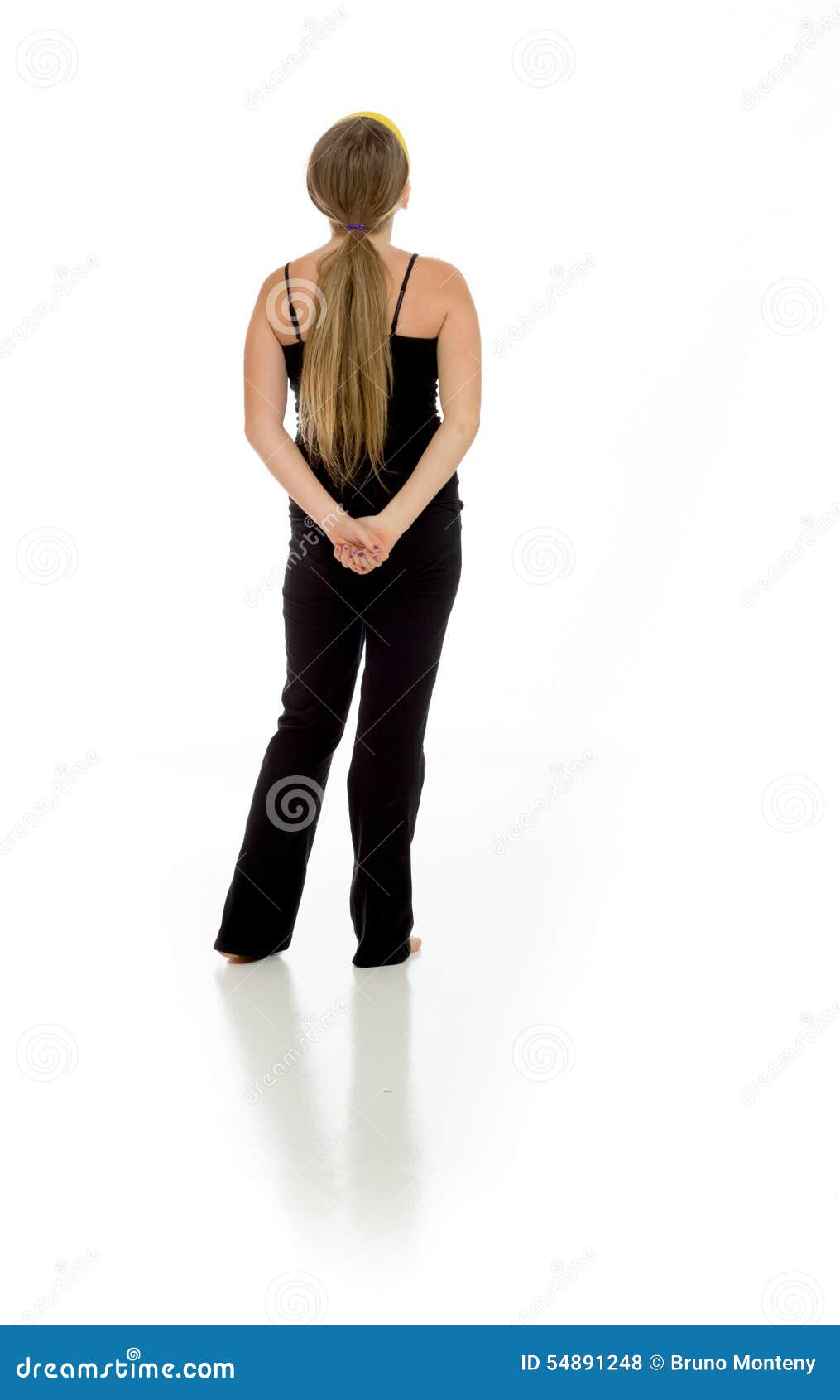 Model isolated from behind stock photo. Image of female - 54891248