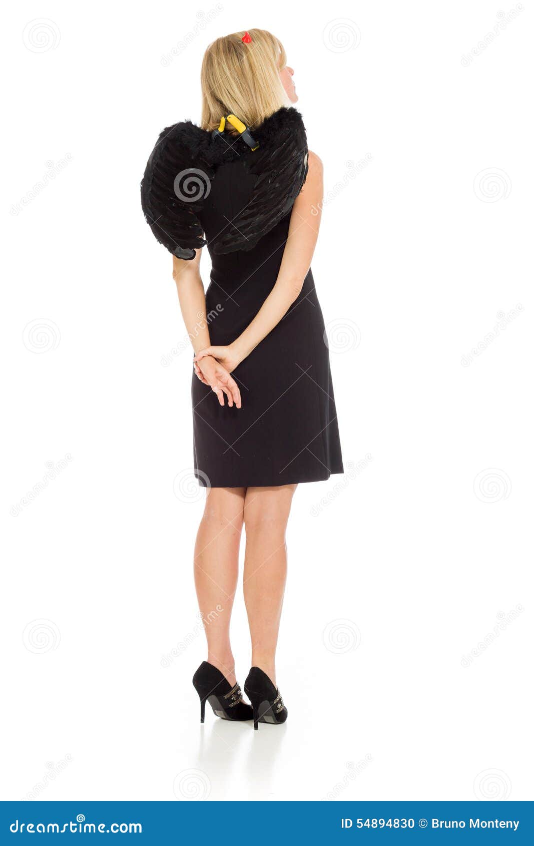 Model isolated from behind stock photo. Image of rear - 54894830