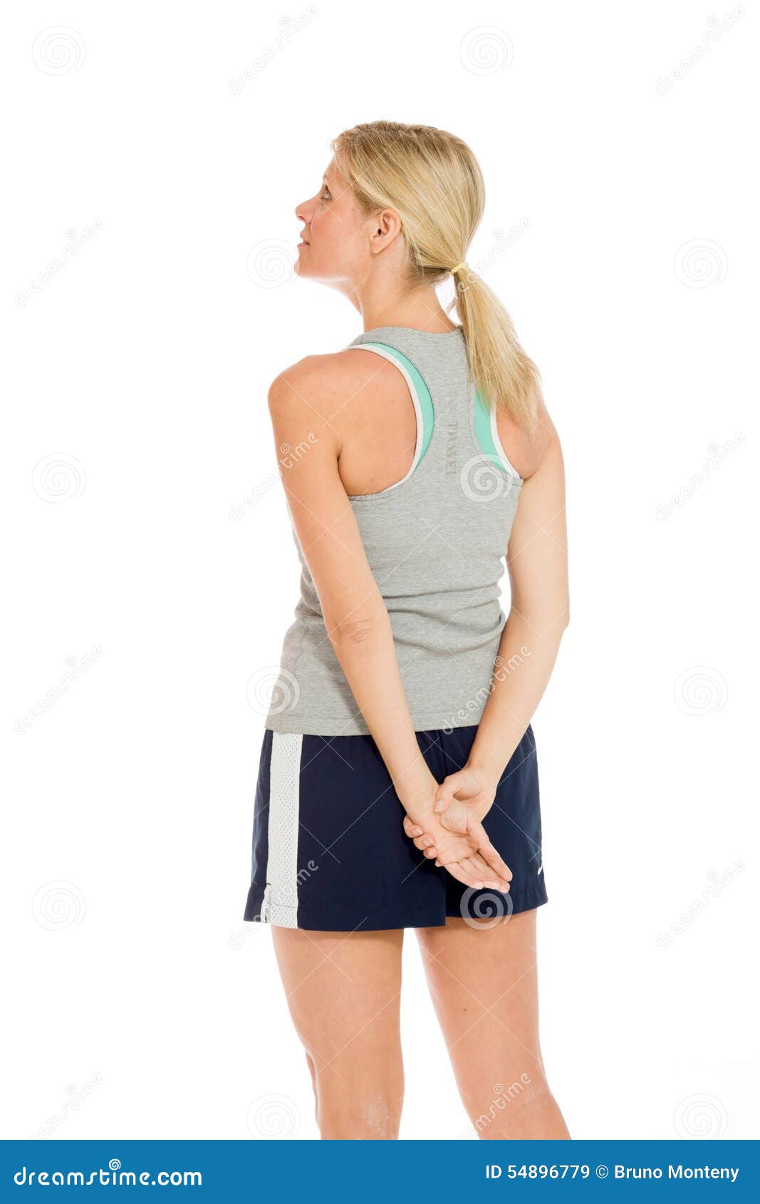 Model isolated from behind stock image. Image of cute - 54896779