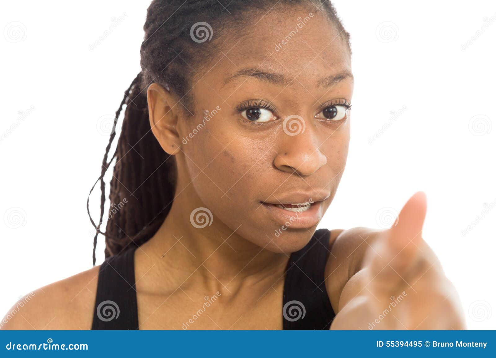 Model Isolated with Hand Shake Stock Image - Image of greeting ...