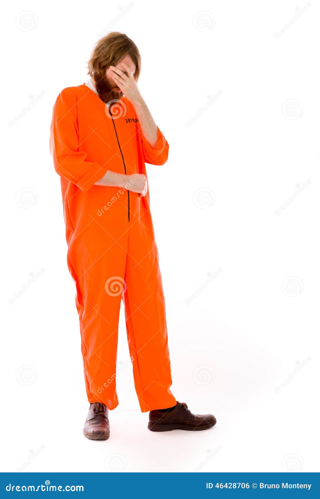 Hiding Ashamed Face Orange Stock Photos - Free & Royalty-Free Stock ...