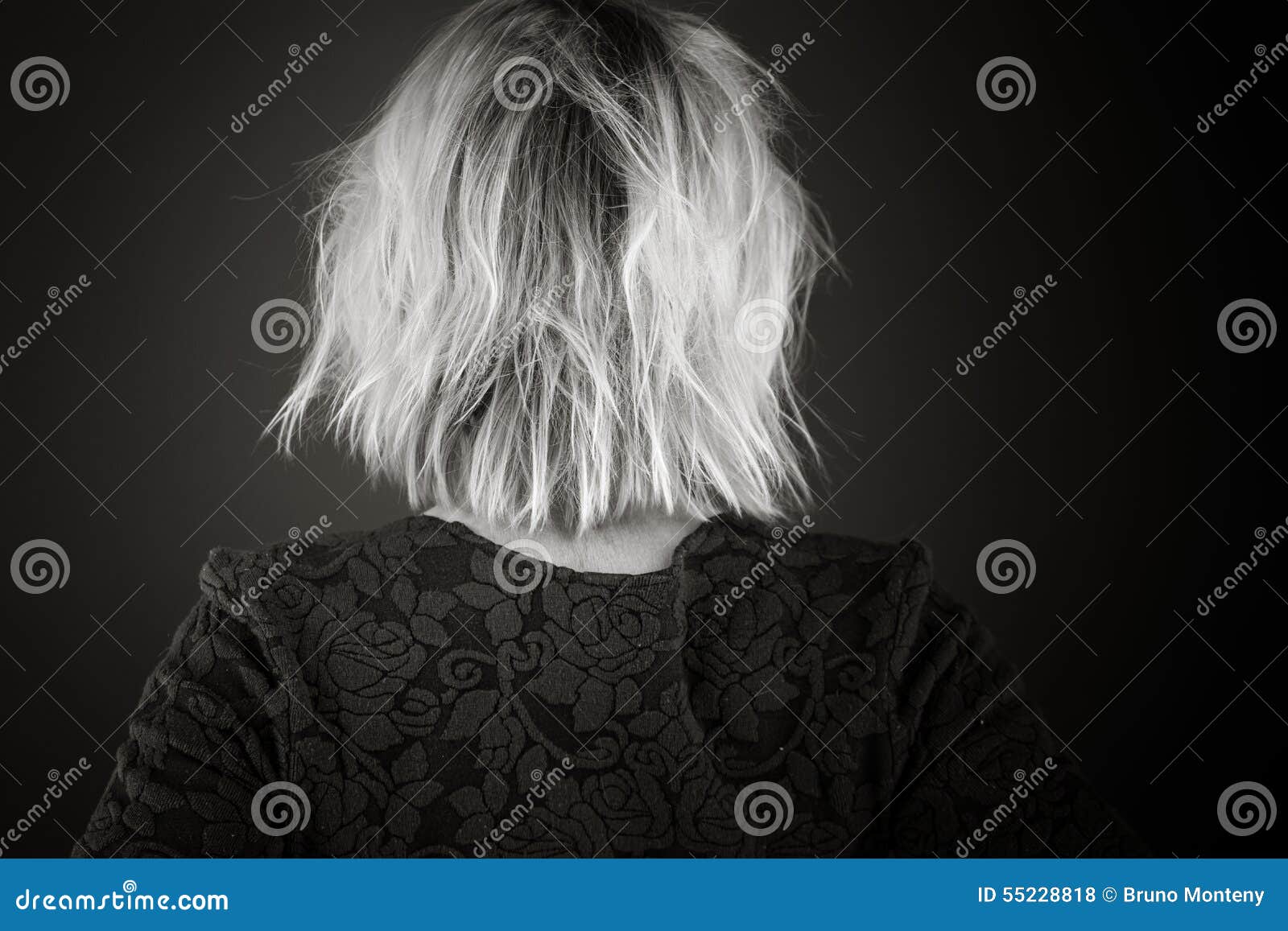 Model Isolated on Plain Background Back Hands on Stock Photo - Image of ...