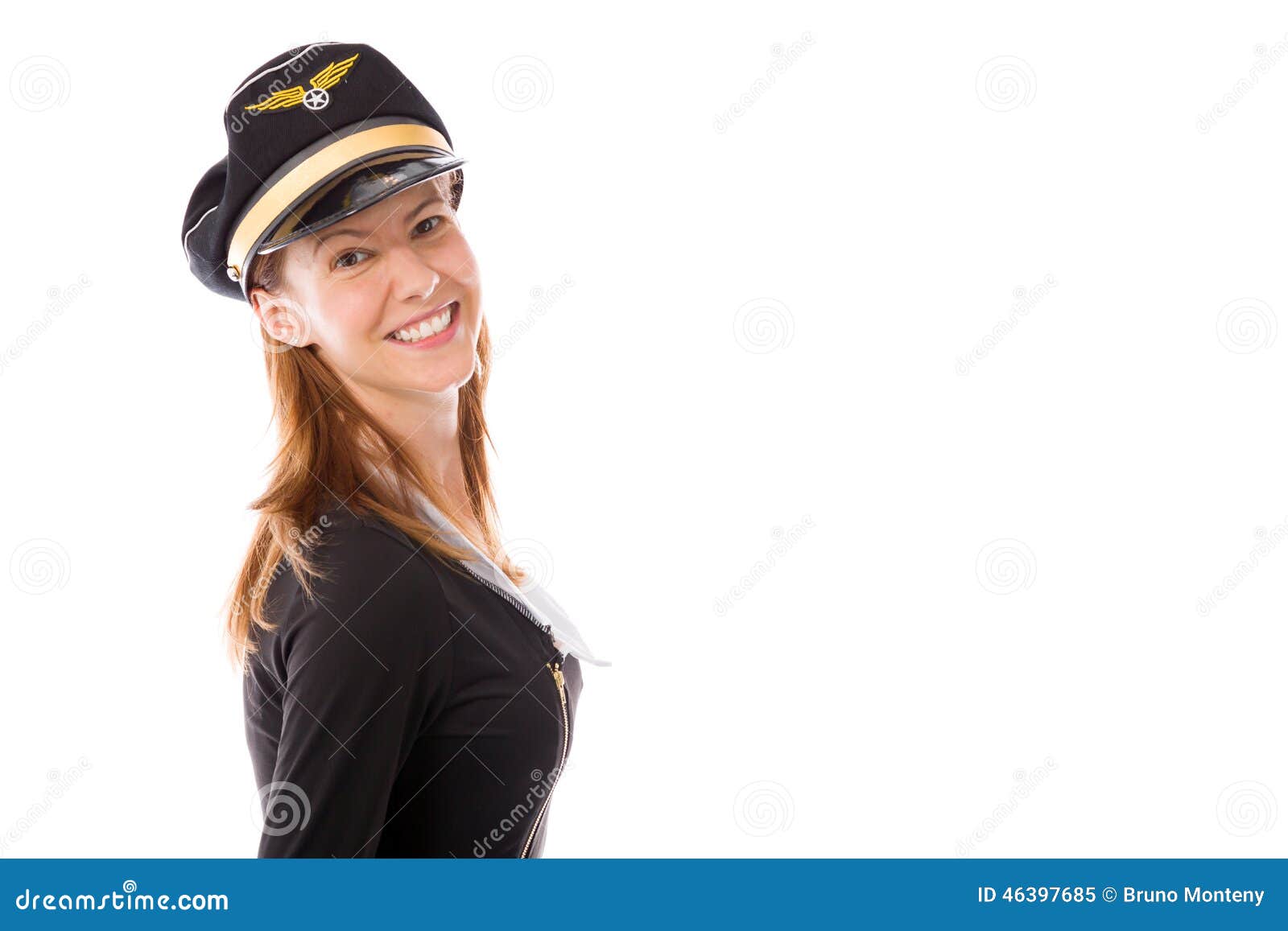 Model Isolated on Plain Background Back Turning Stock Image - Image of ...