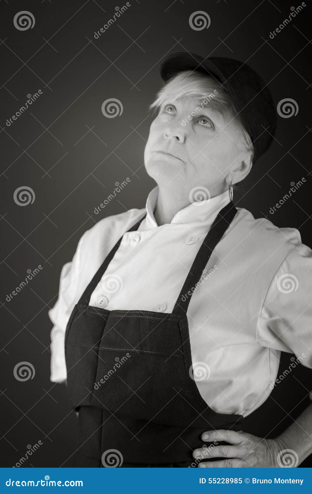 Model Isolated on Plain Background Pround Stock Image - Image of ...