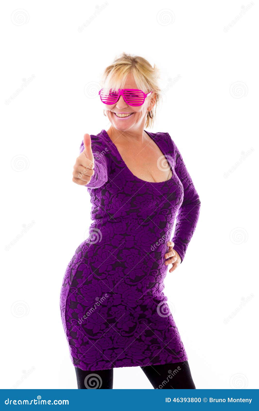 Model Isolated Positive Attitude Thumbs Up Stock Photo - Image of ...