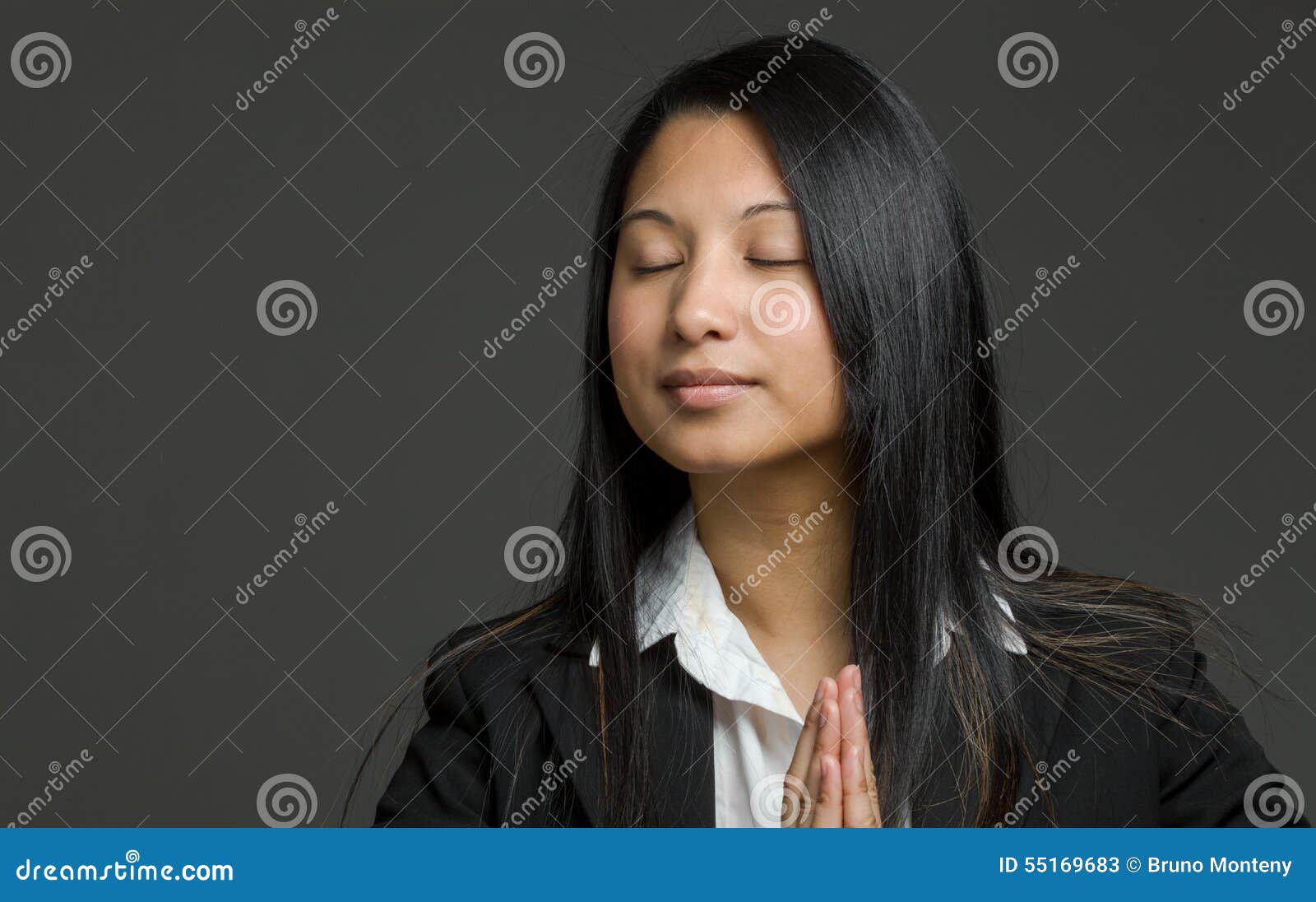 Model isolated praying stock image. Image of praying - 55169683