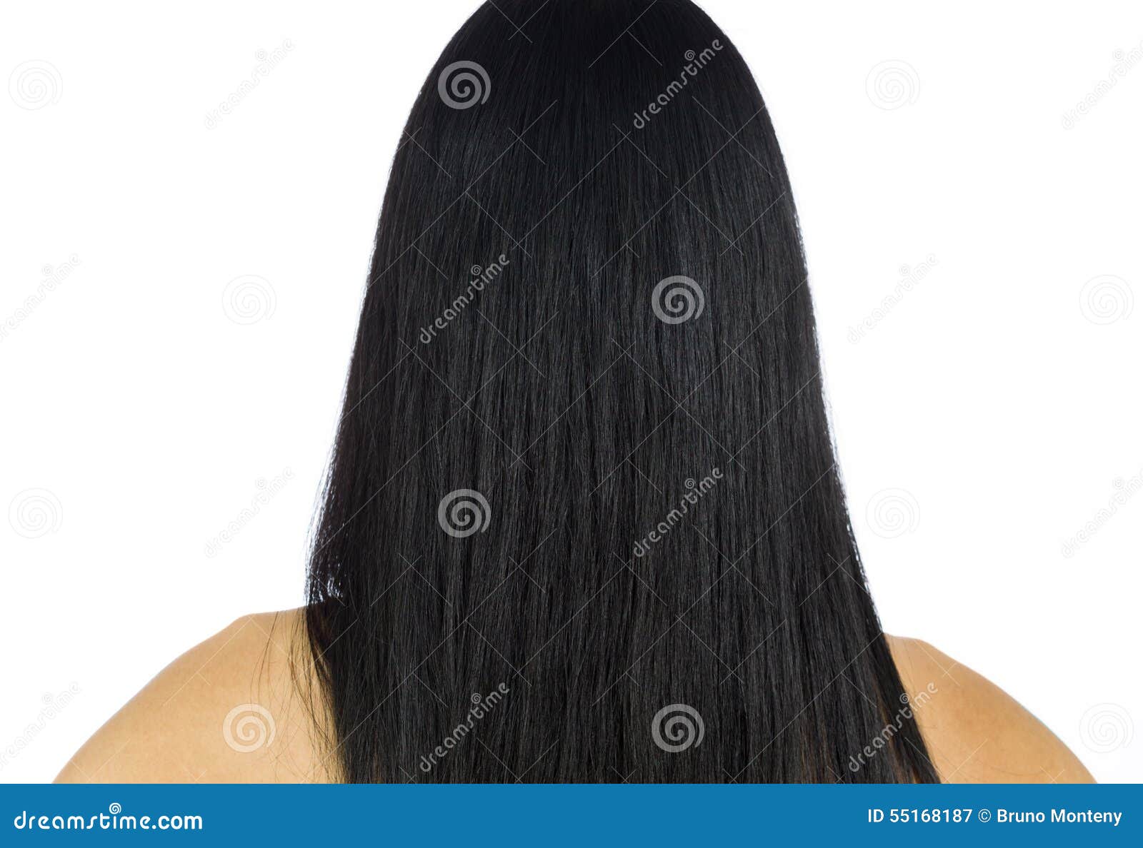 Model Isolated Showing Her Back Stock Image - Image of headshot, view ...