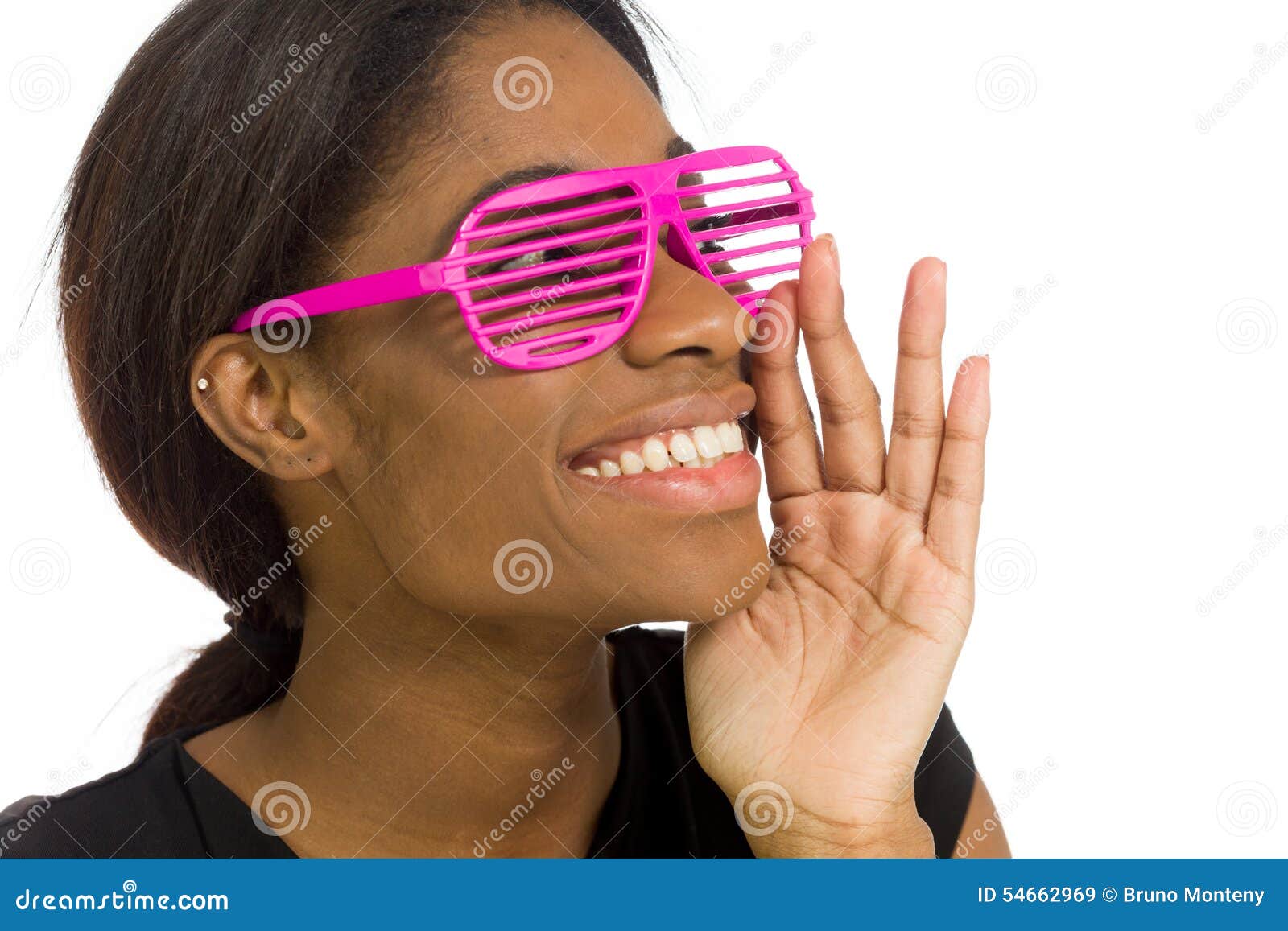 Model Isolated Talking Shouting Voice Stock Image - Image of nightlife ...