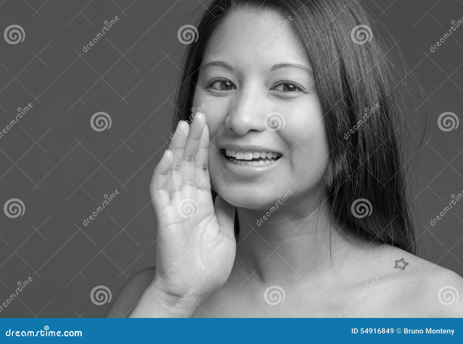 Model Isolated Talking Shouting Voice Stock Image - Image of mexican ...