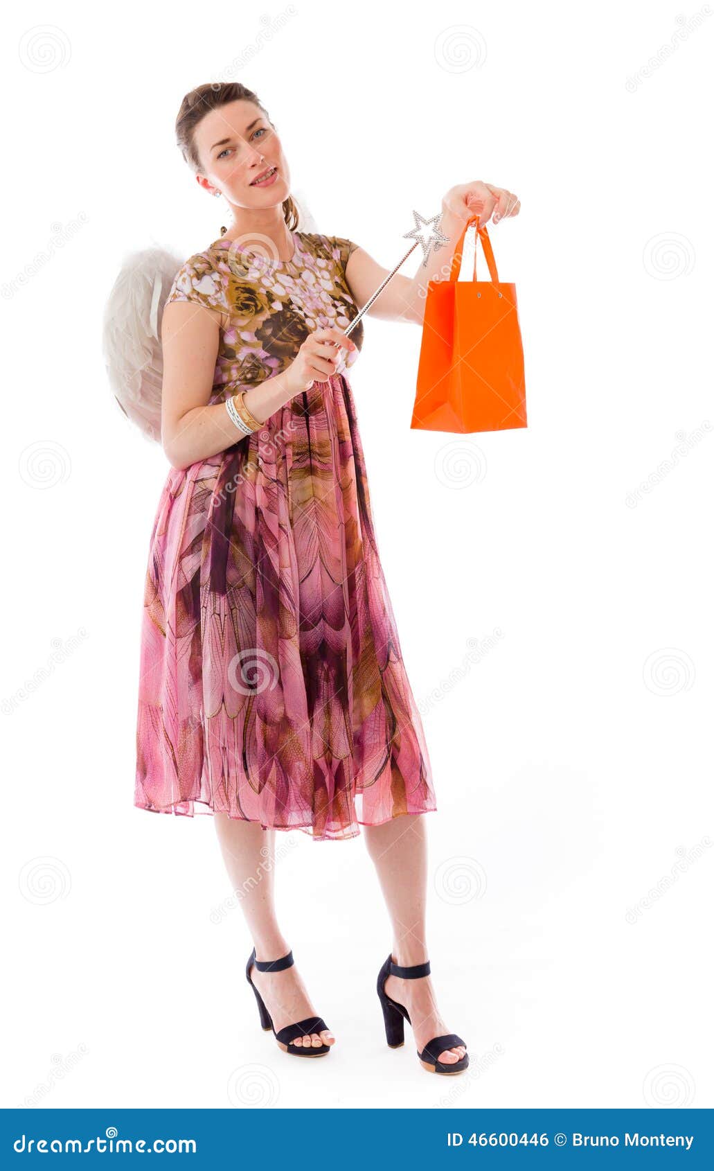 Model Isolated White Fairy Casting Spell Stock Photos - Free & Royalty ...