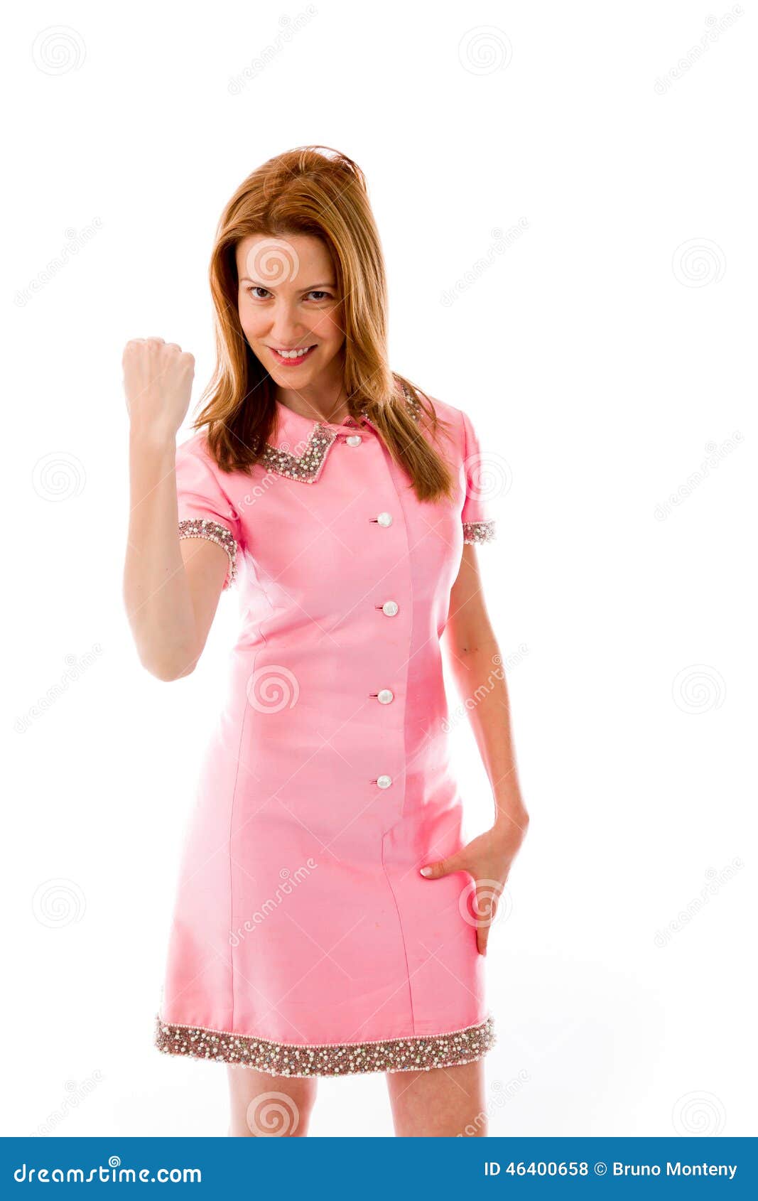 Model isolated on white stock photo. Image of happiness - 46400658