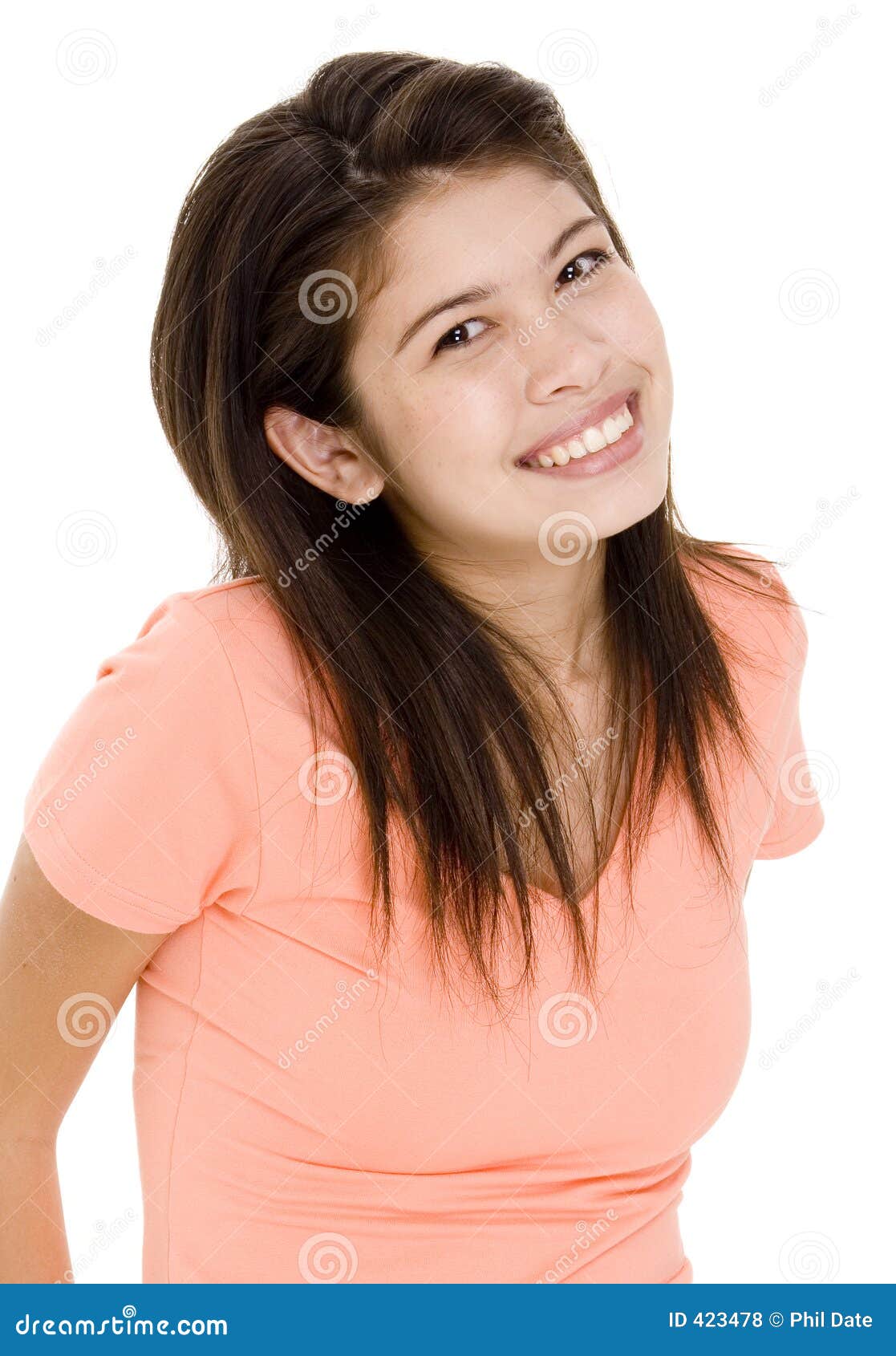 Model JM #3 stock photo. Image of cute, happy, mixed, hair - 423478