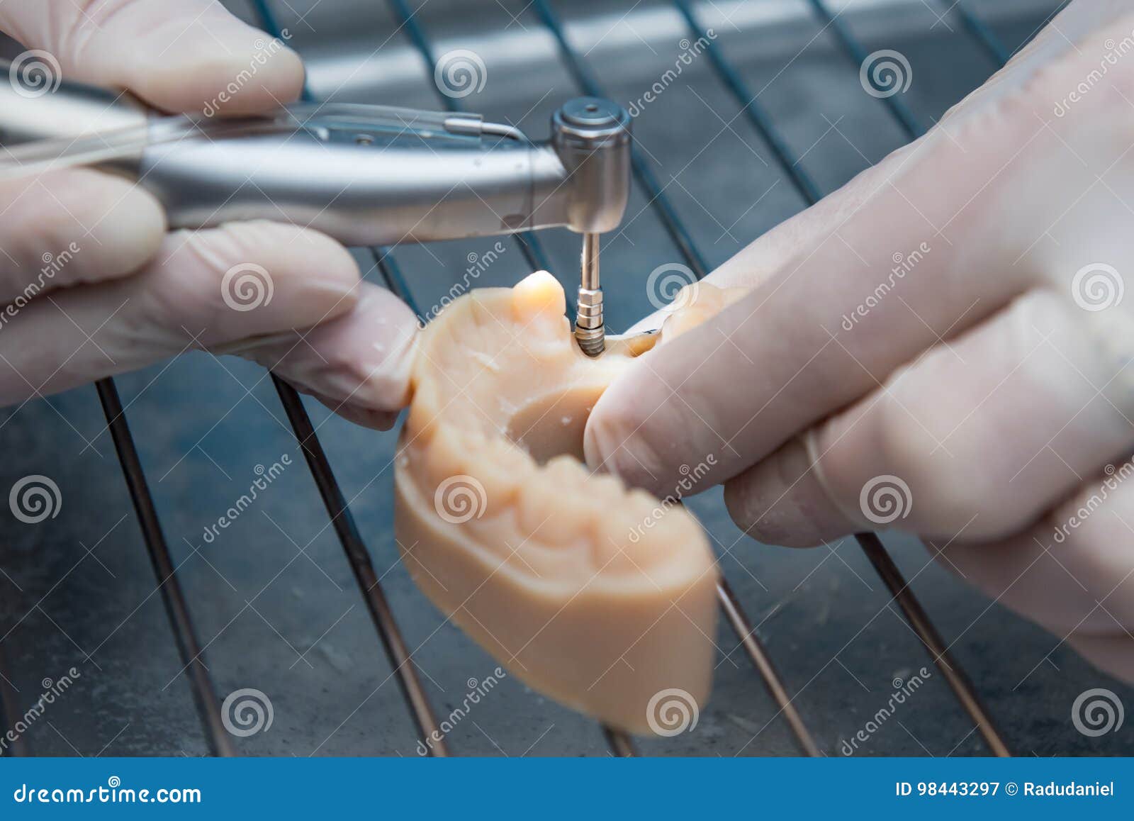Model Medical Implants Testing the Equipment Stock Image - Image of ...