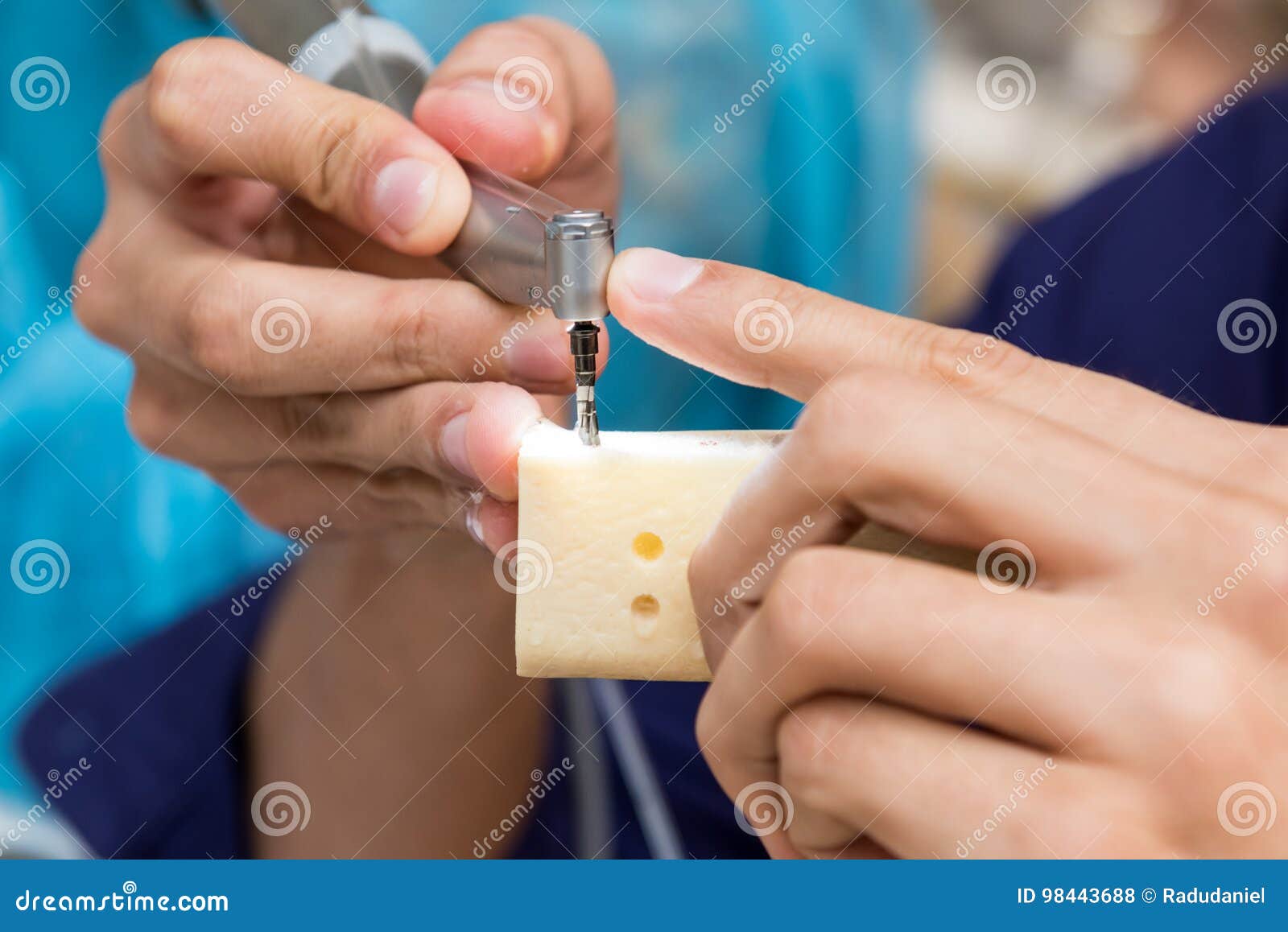 Model Medical Implants Testing the Equipment Stock Photo - Image of ...