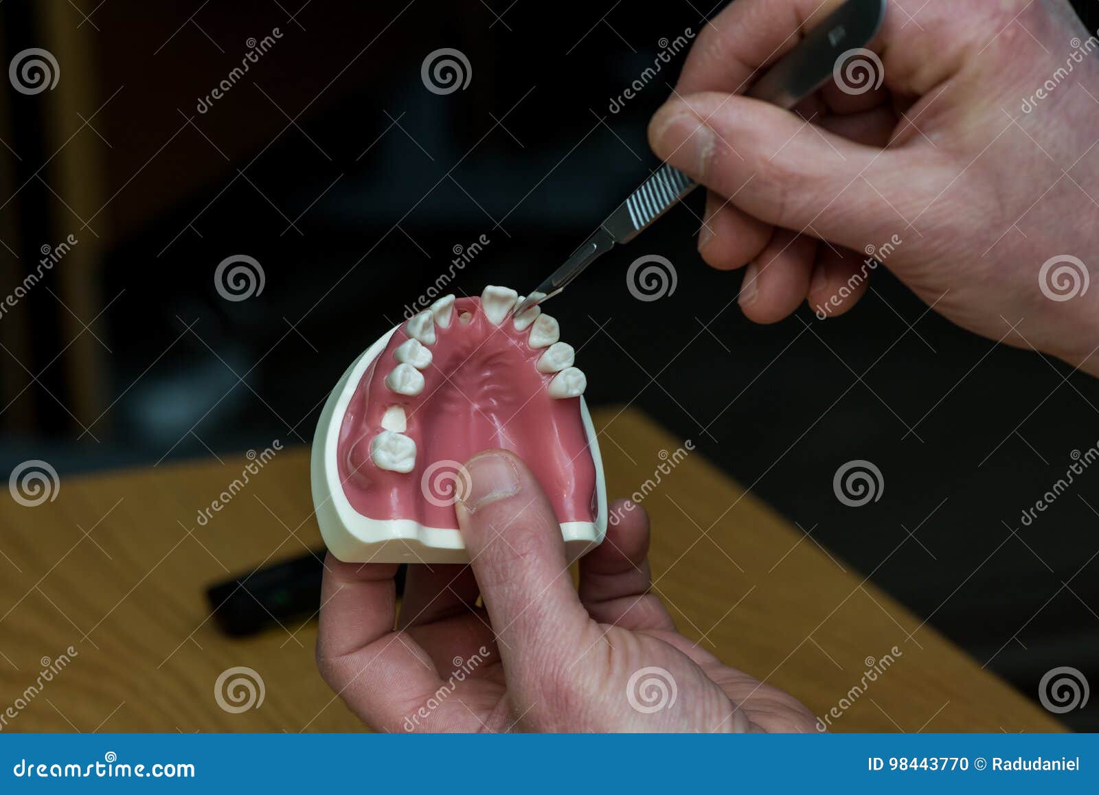Model Medical Implants Testing the Equipment Stock Photo - Image of ...