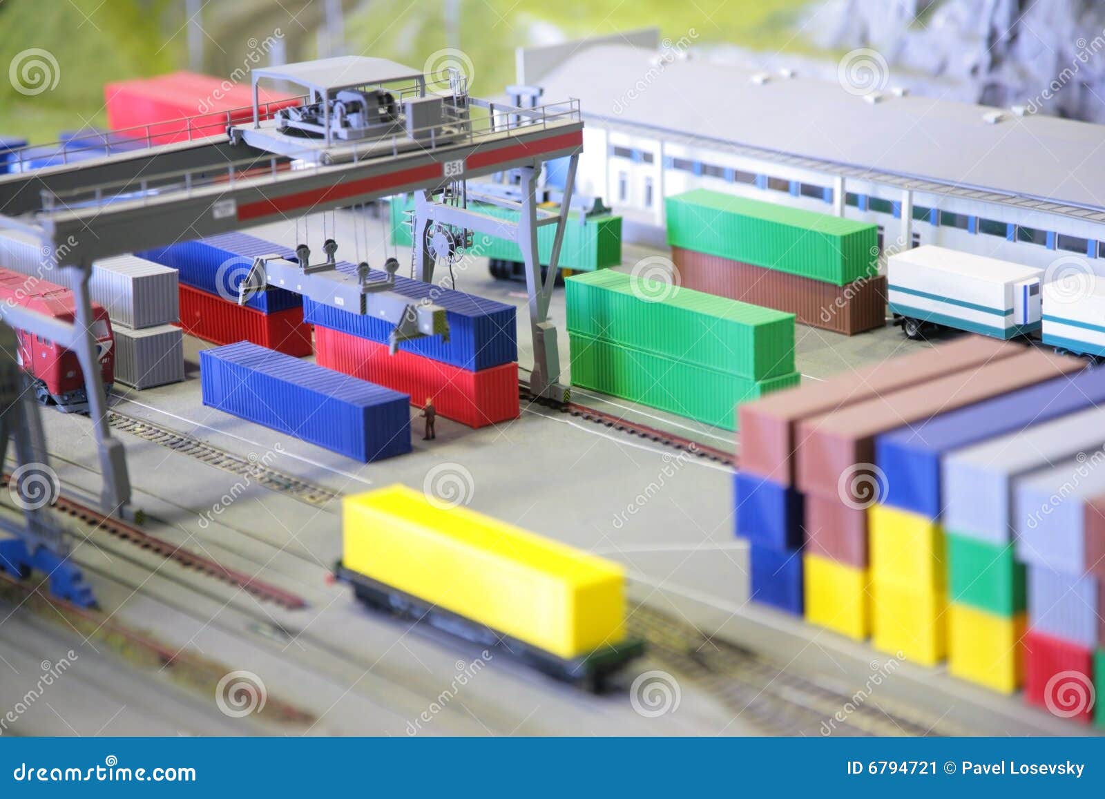 Model Merchandise Railway Station Stock Image - Image of industry ...