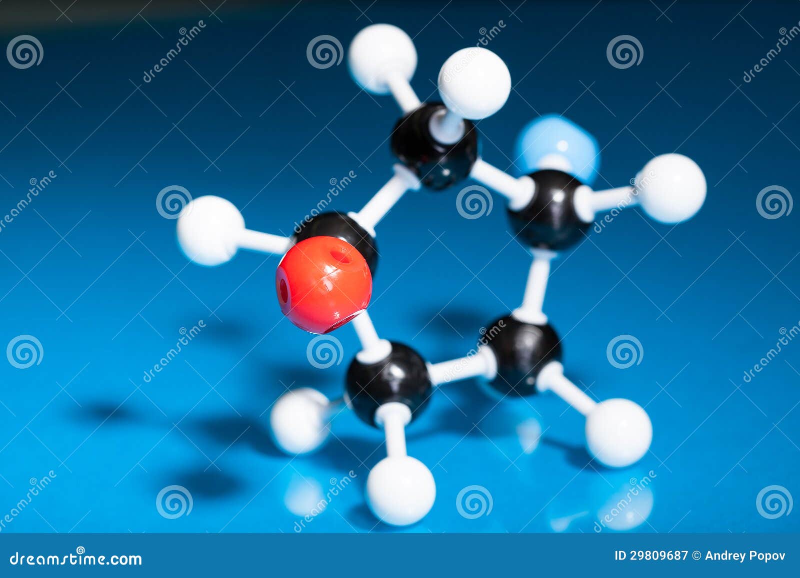 Model of Molecular Structure Stock Image - Image of biotechnology ...