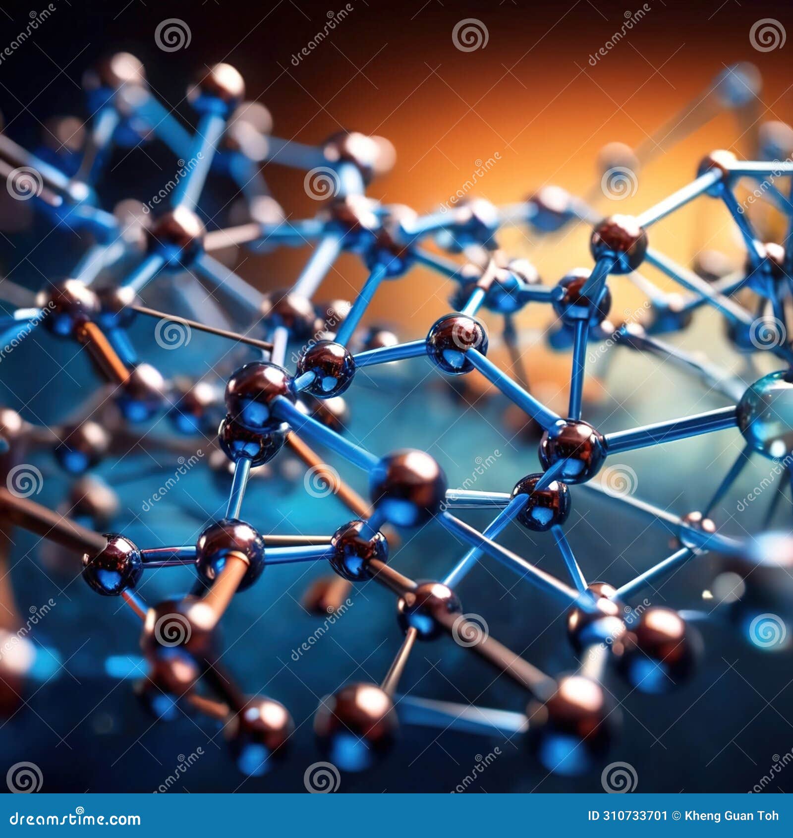 Model of Molecular Structure, Chemistry Representation of Molecule ...