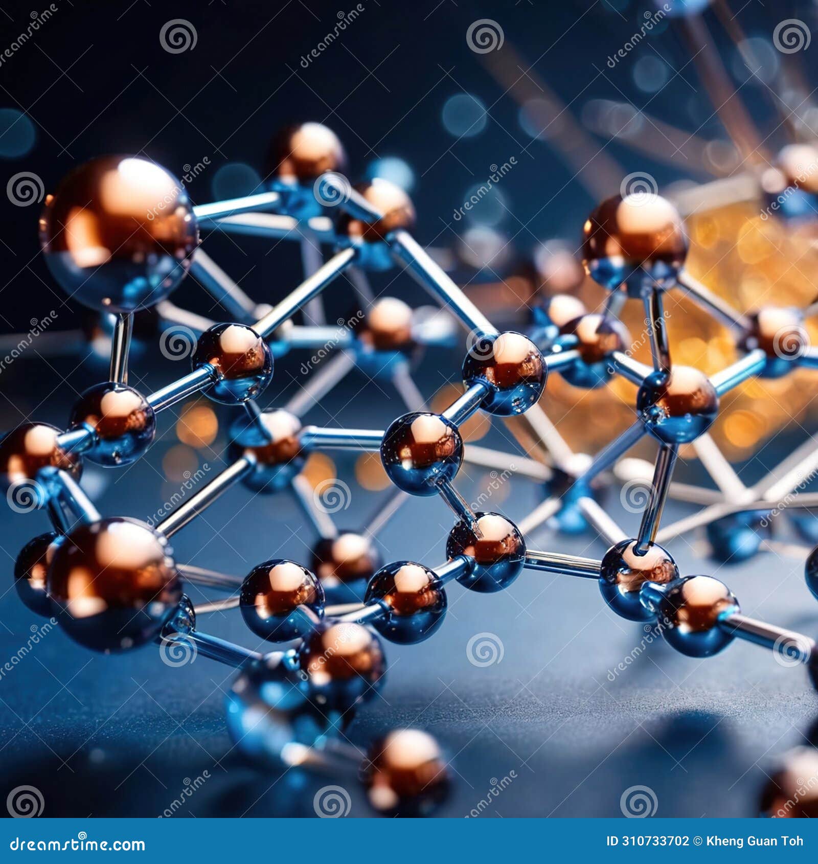Model of Molecular Structure, Chemistry Representation of Molecule ...