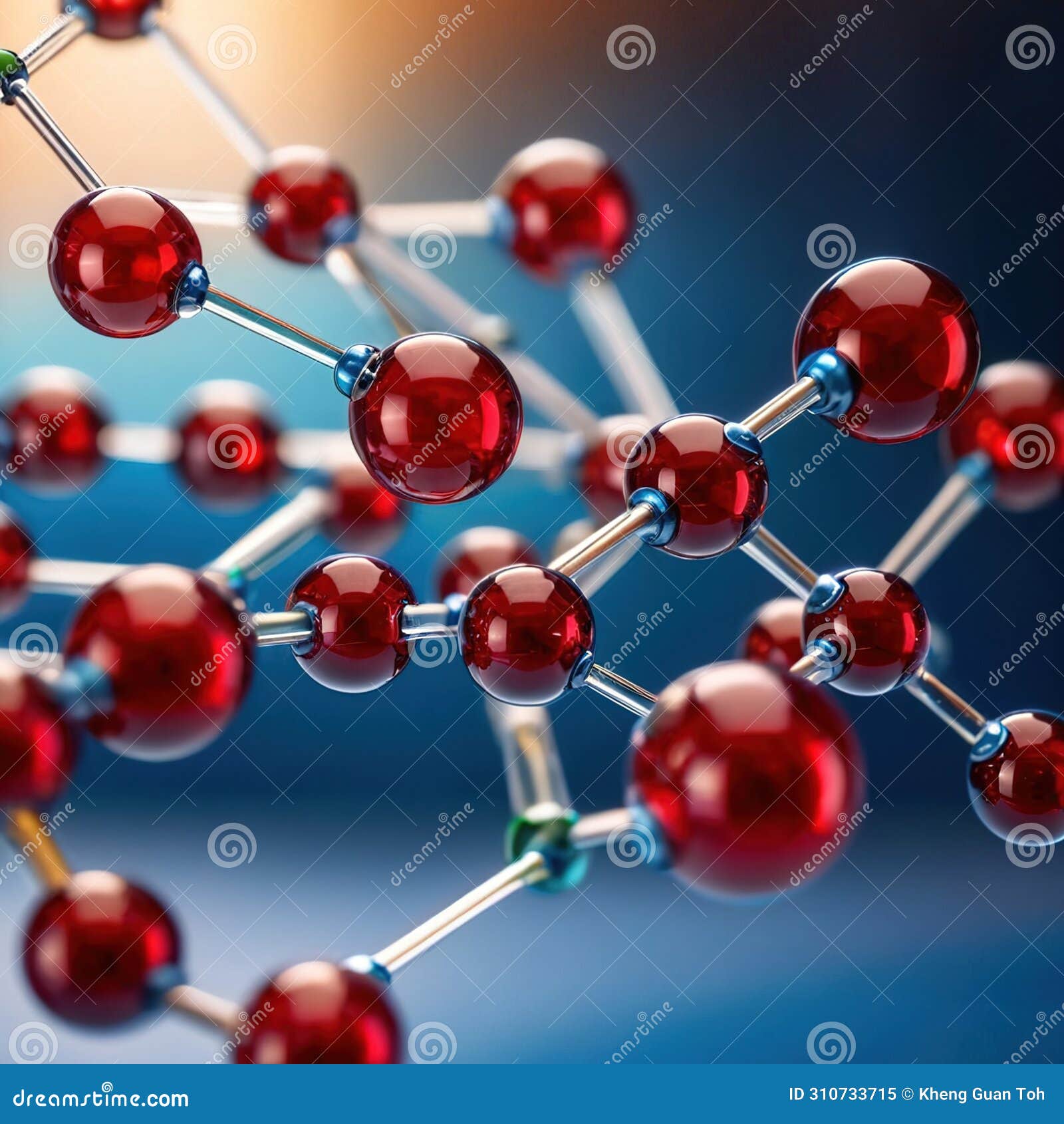 Model of Molecular Structure, Chemistry Representation of Molecule ...