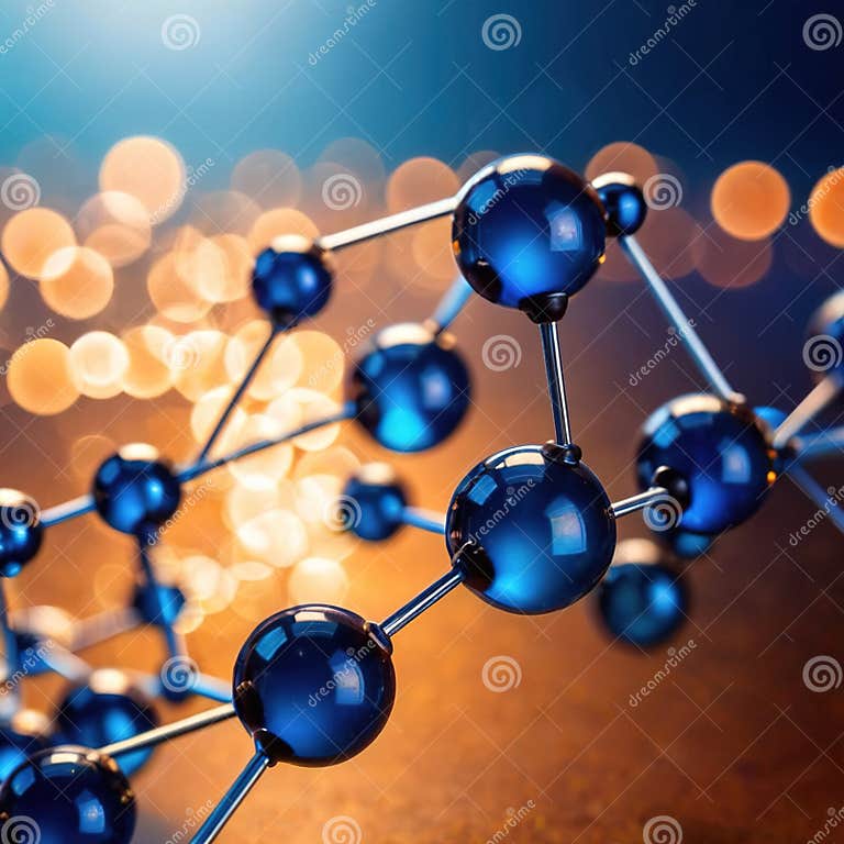 Model of Molecular Structure, Chemistry Representation of Molecule ...