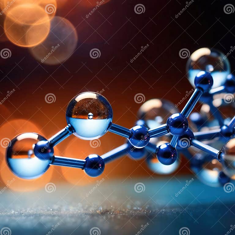 Model of Molecular Structure, Chemistry Representation of Molecule ...