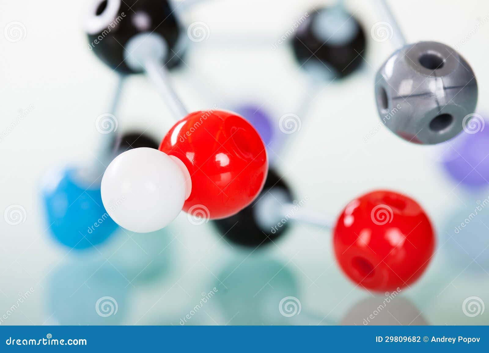 Model of Molecular Structure Stock Photo - Image of biology, healthcare ...