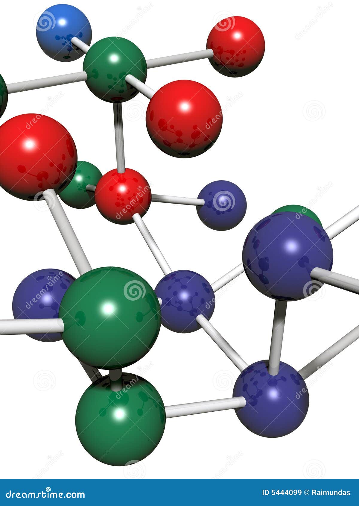 Model of molecule stock illustration. Illustration of element - 5444099