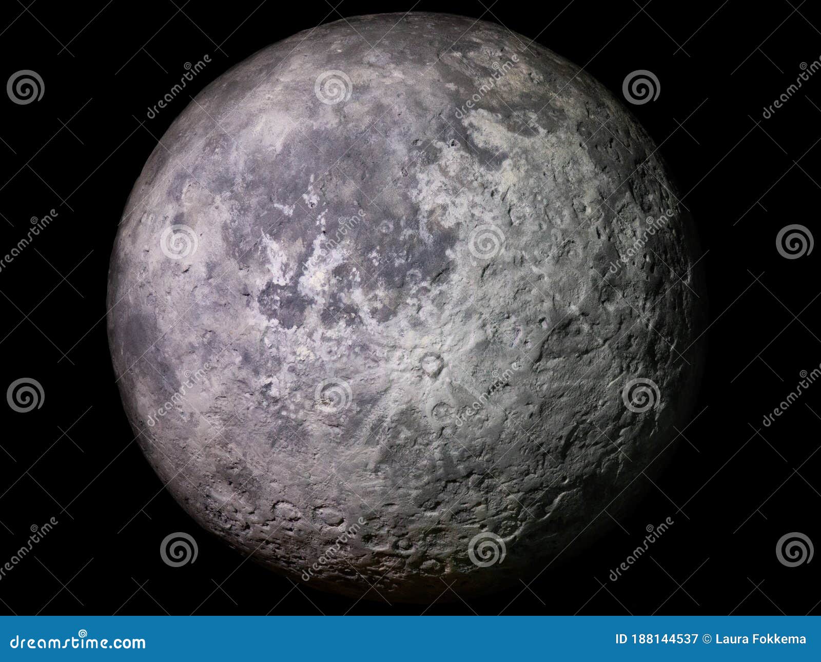 Model of the moon stock image. Image of planet, satellite - 188144537