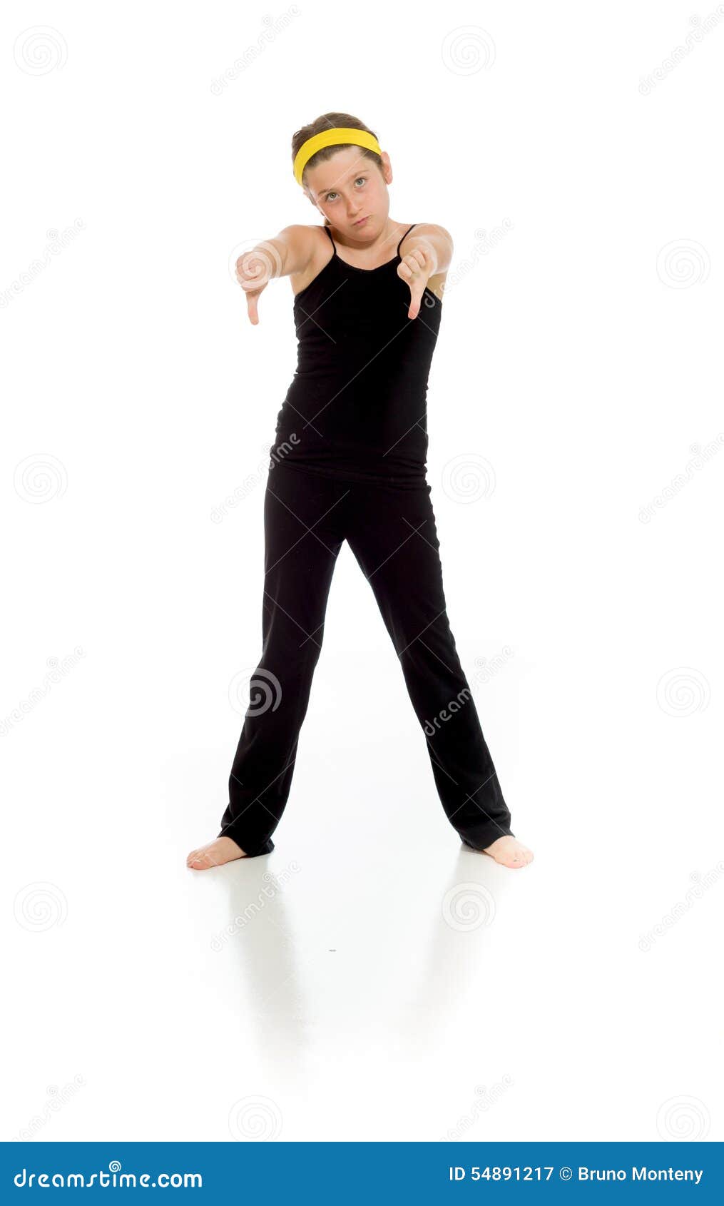 Model negative thumbs down stock image. Image of girl - 54891217