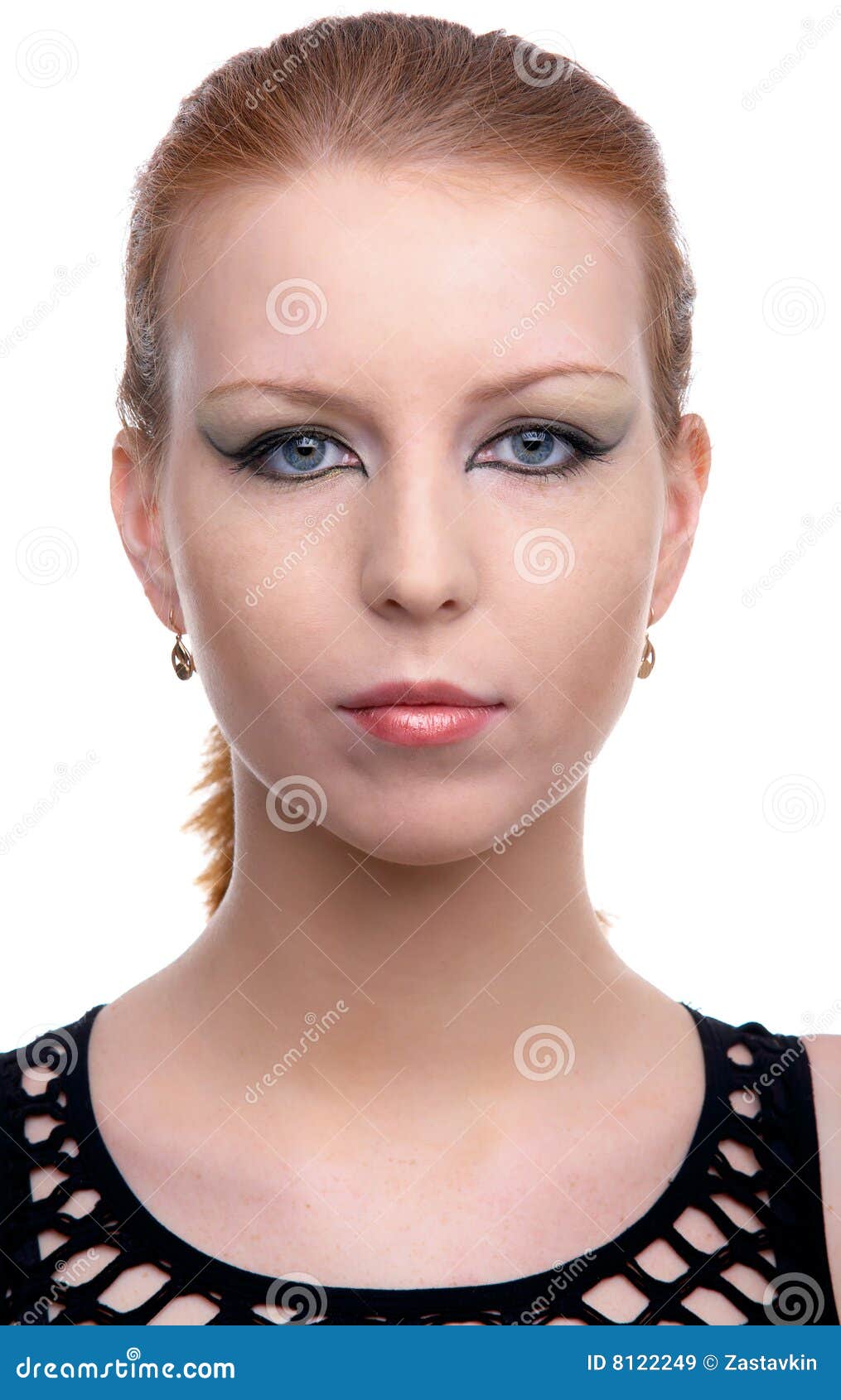 Model in net top stock image. Image of girl, white, sensuality - 8122249