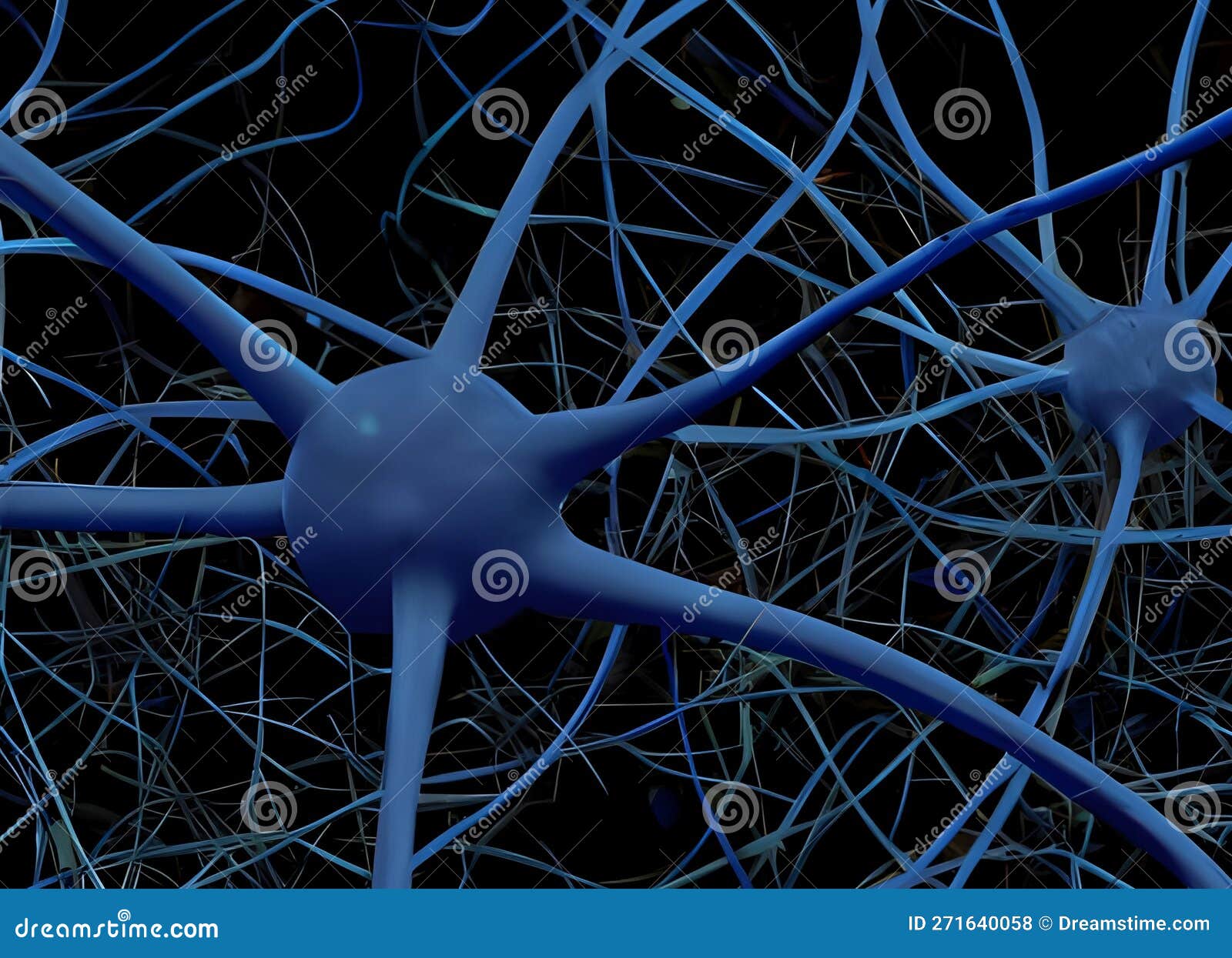 Model Of A Neuron Cell Network Royalty-Free Illustration ...
