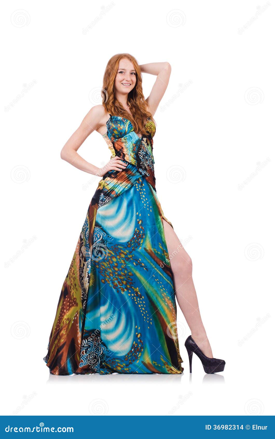 Model in nice dress stock photo. Image of person, clothes - 36982314