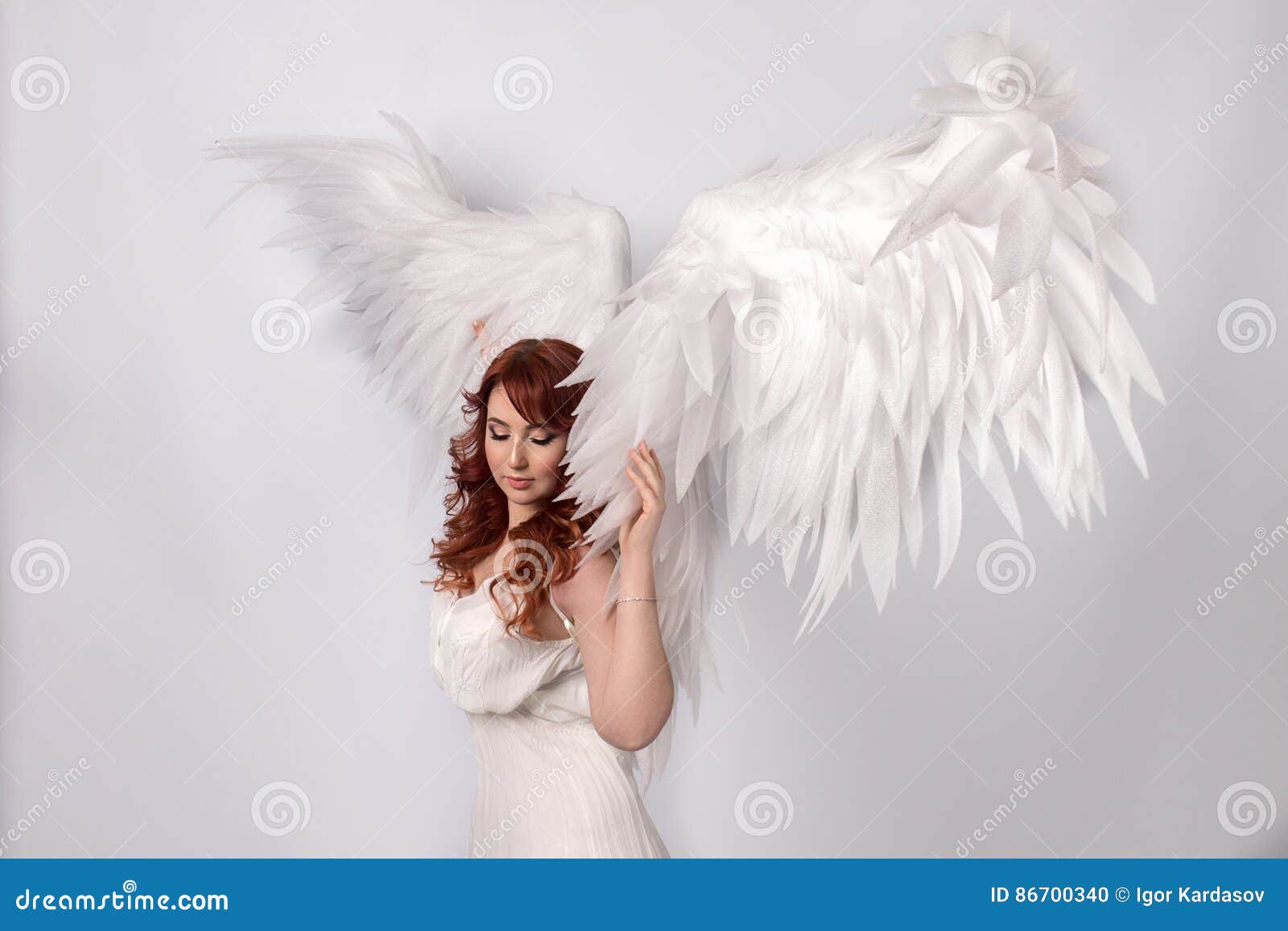 3D Model Of Angel Garden Statue Royalty-Free Stock Photography ...