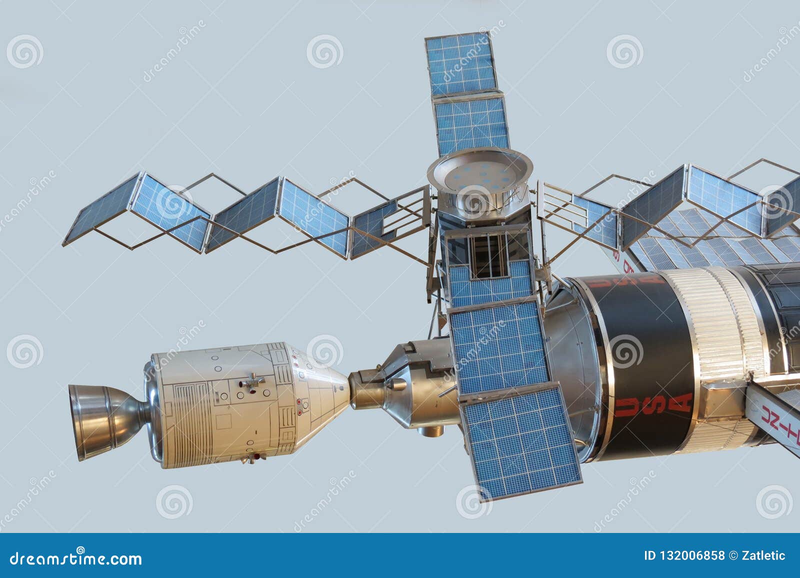 Model of Orbital Space Station Skylab Stock Photo - Image of piece ...