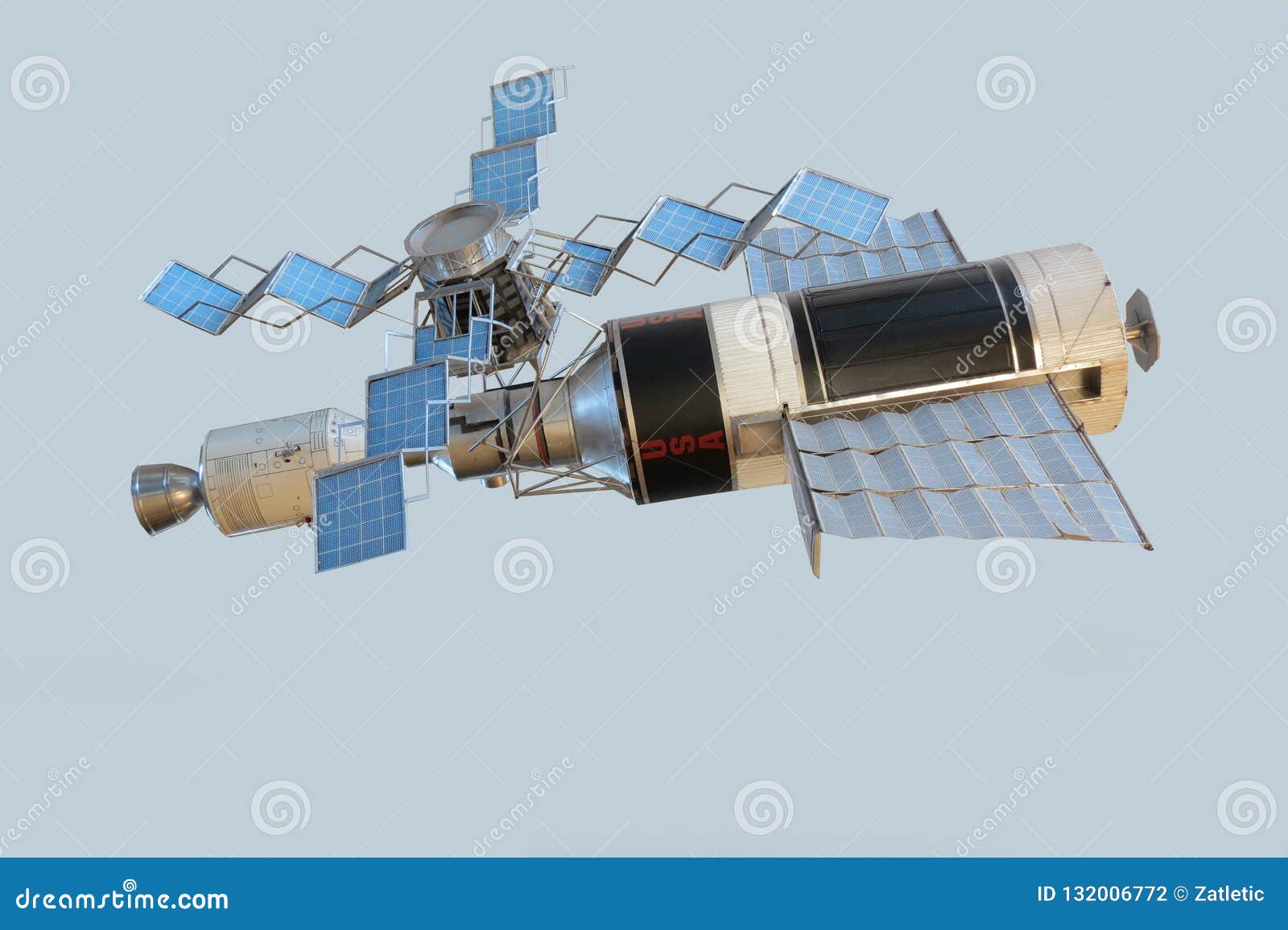 Model of Orbital Space Station Skylab Stock Photo - Image of blast ...