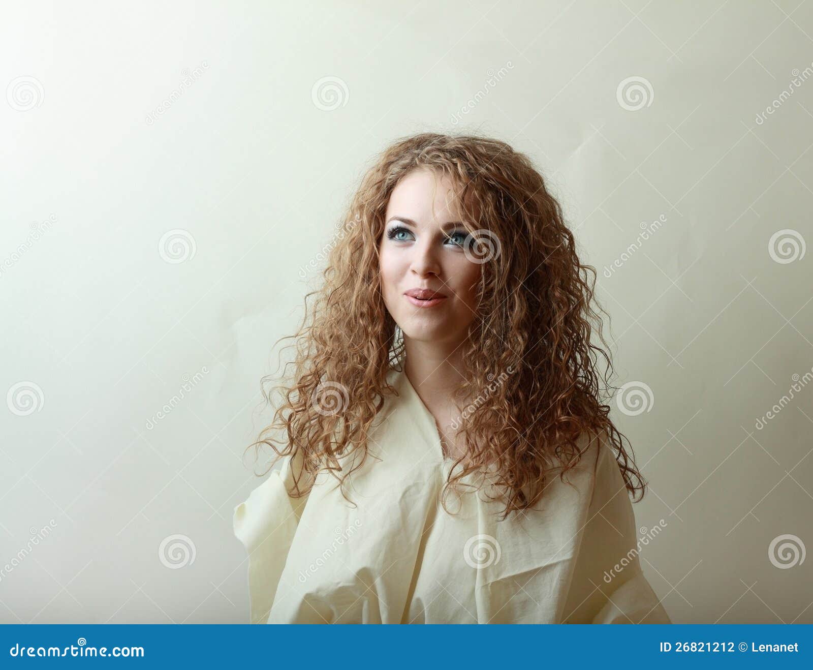 Model with Perfect Make Up in Tatters Stock Photo - Image of closeup ...