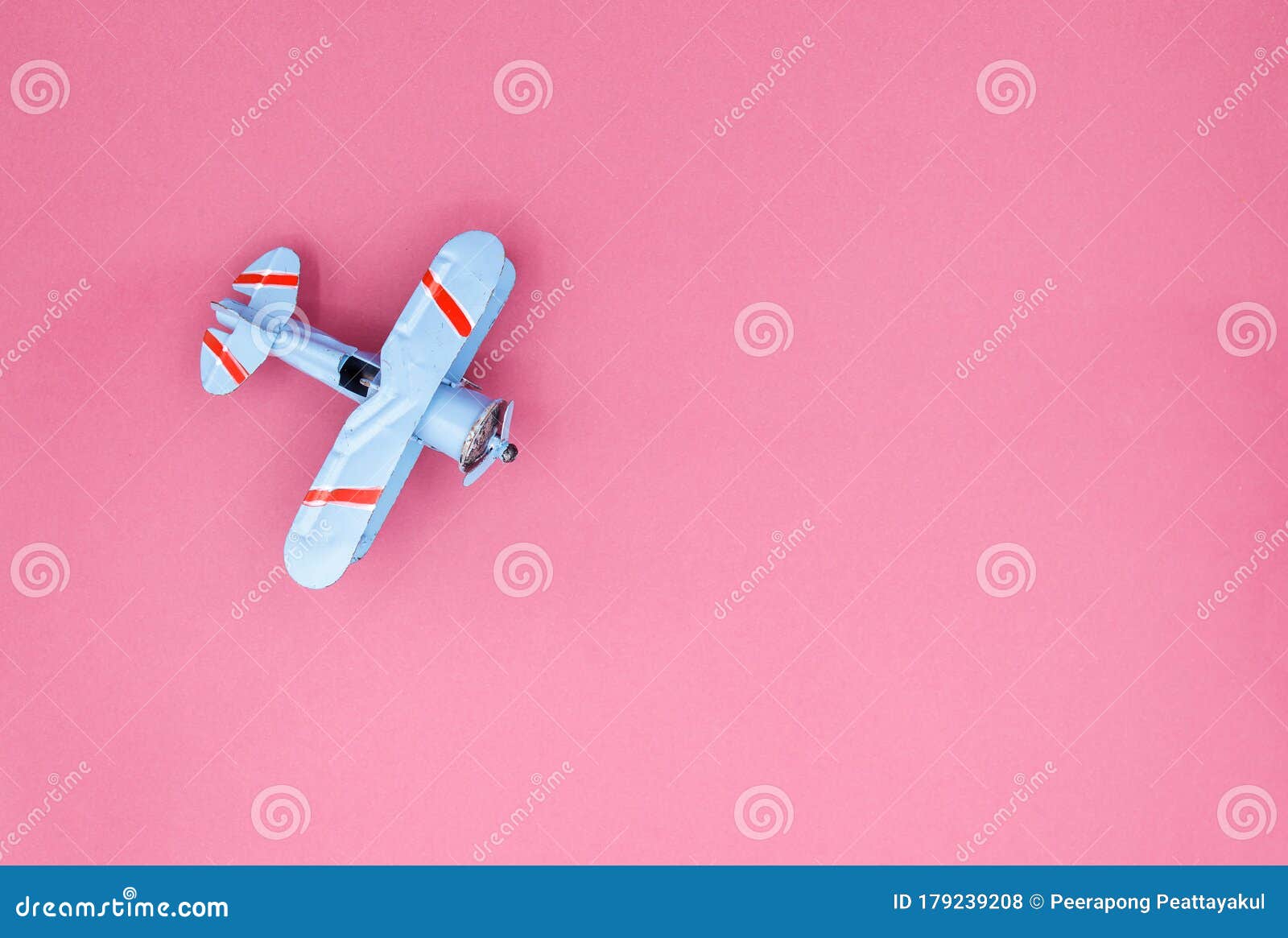 Model Plane,airplane on Pastel Color Background Stock Photo - Image of ...
